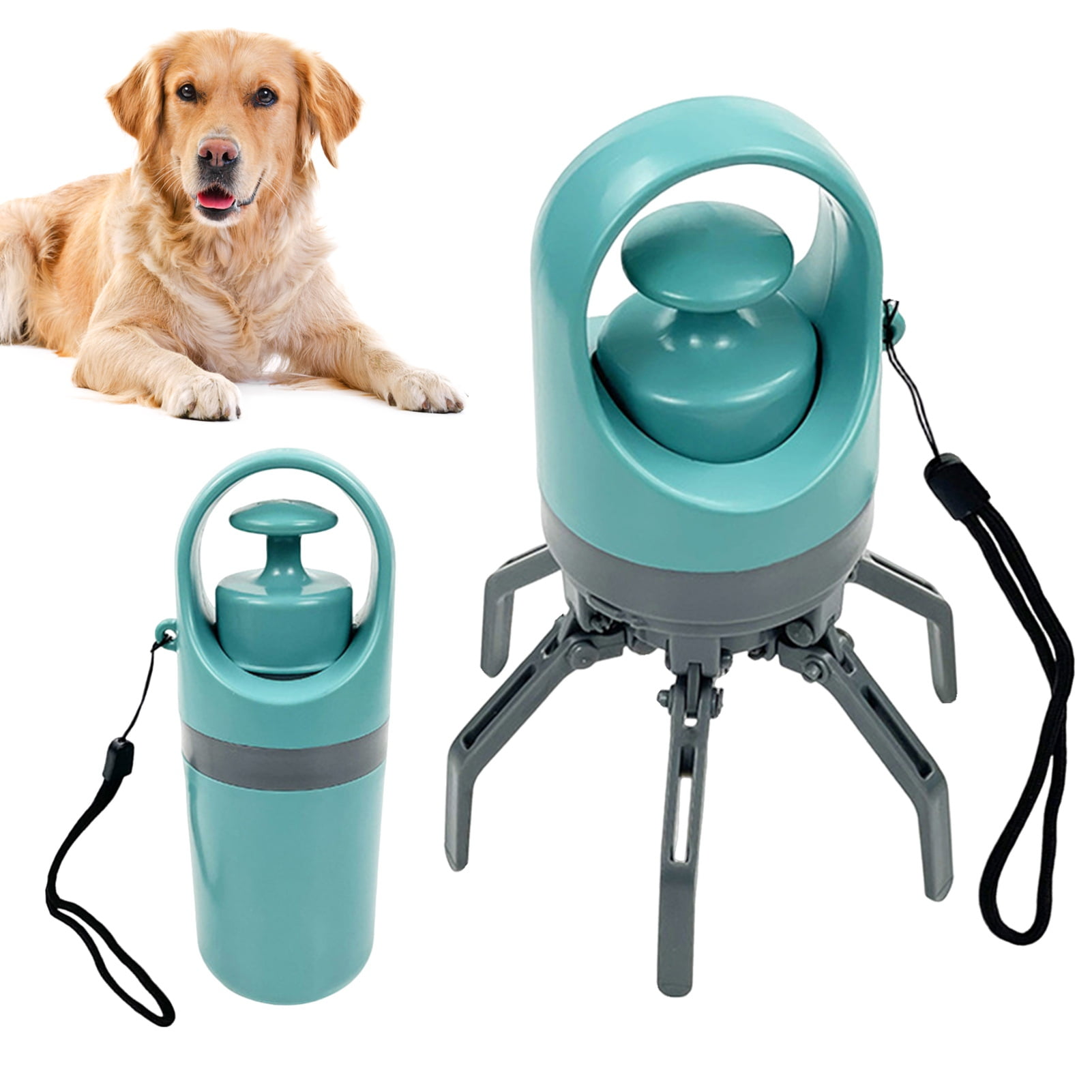 Sunjoy Tech 1 Set Dog Pooper Scooper with Bag Dispenser,No-Touch ...