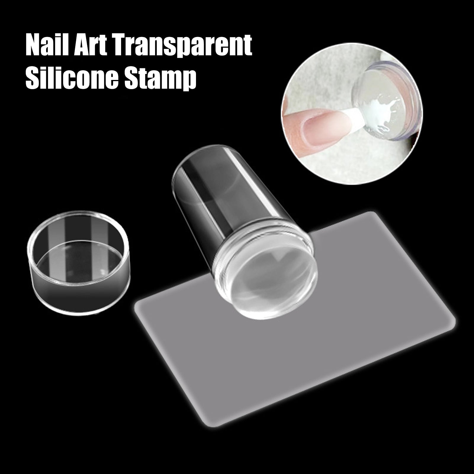 Sunjoy Tech 1 Set Nail Art Stamper Detachable Wide Application Reusable ...