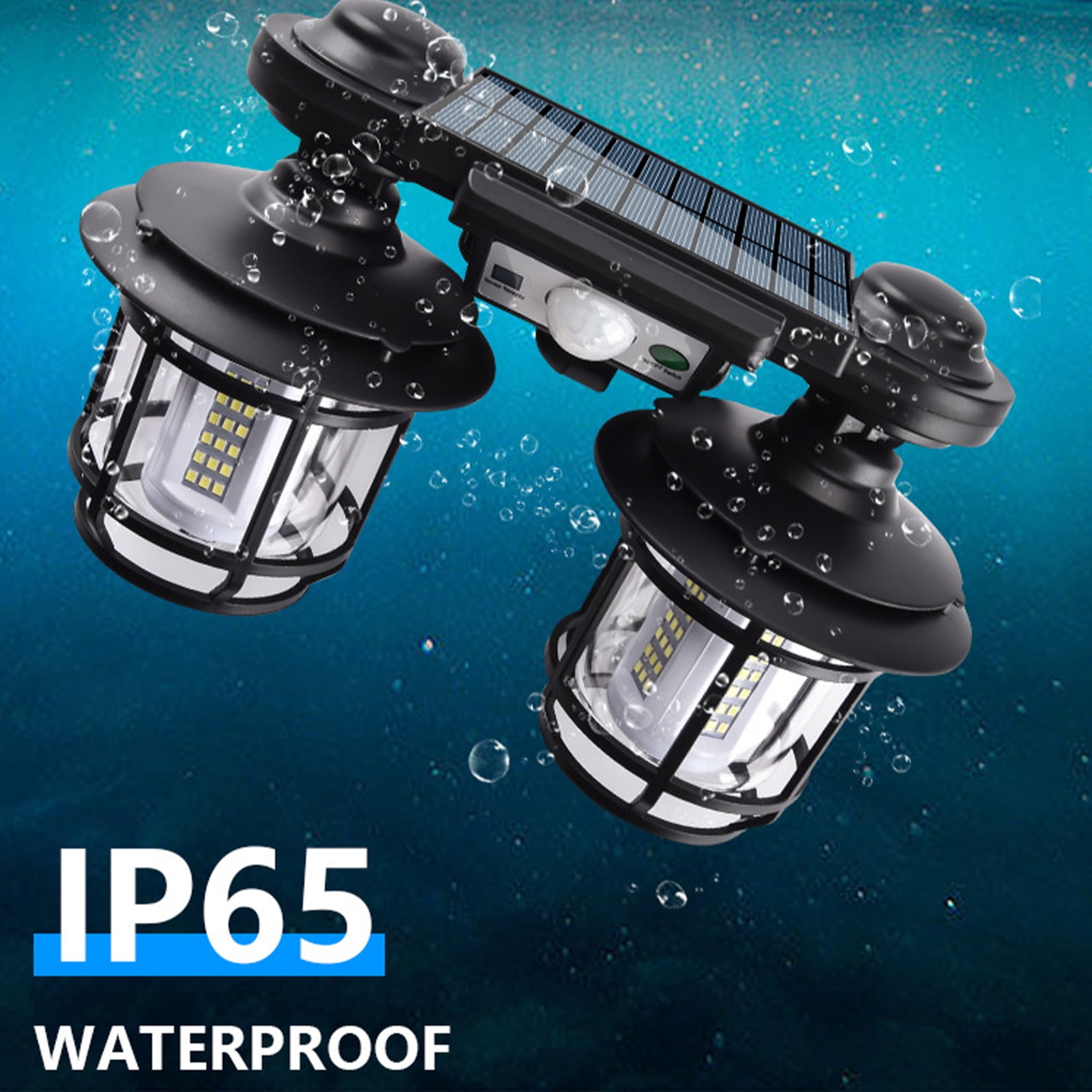 Sunjoy Tech 1 Set Solar Wall Light Super Bright IP65 Waterproof ...