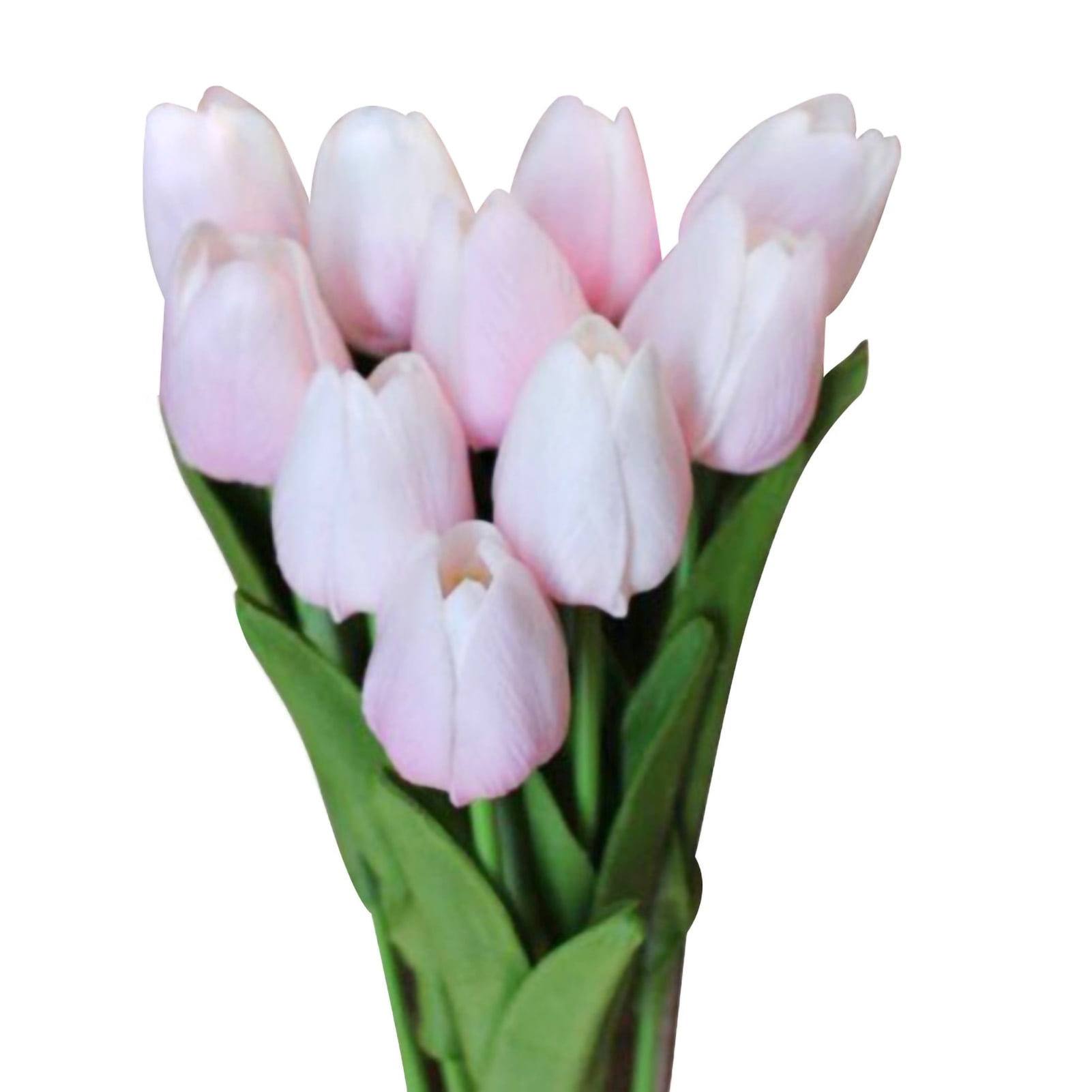 Sunjoy Tech 10 Pcs Tulips Artificial Flowers Faux Tulip Stems for ...
