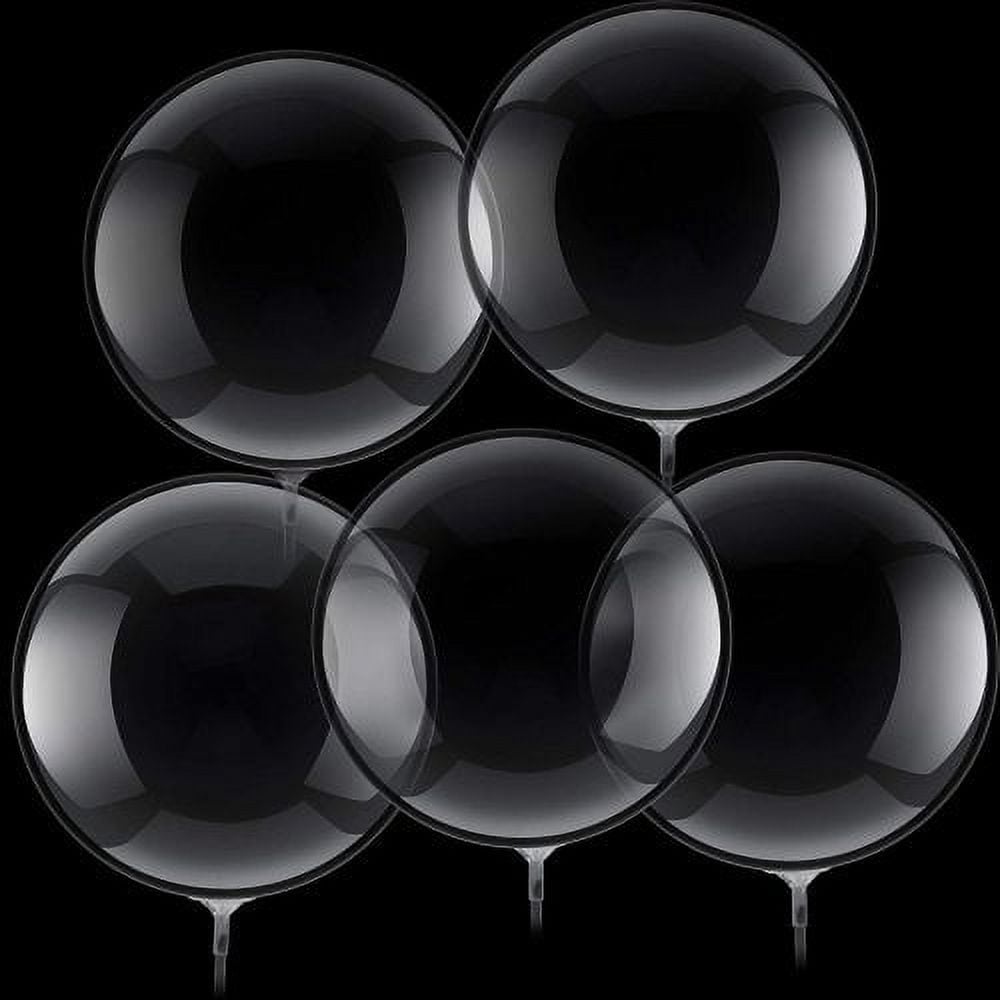Sunjoy Tech 10 Pieces Bubble Transparent Balloons, Bobo Balloons ...