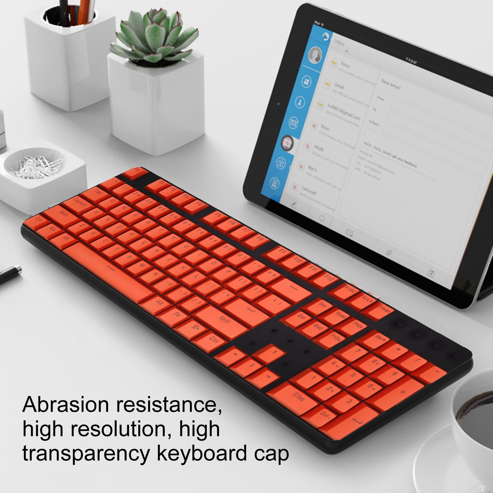 Sunjoy Tech 104Pcs Key Caps Backlight Keyboard Accessory ABS Universal ...