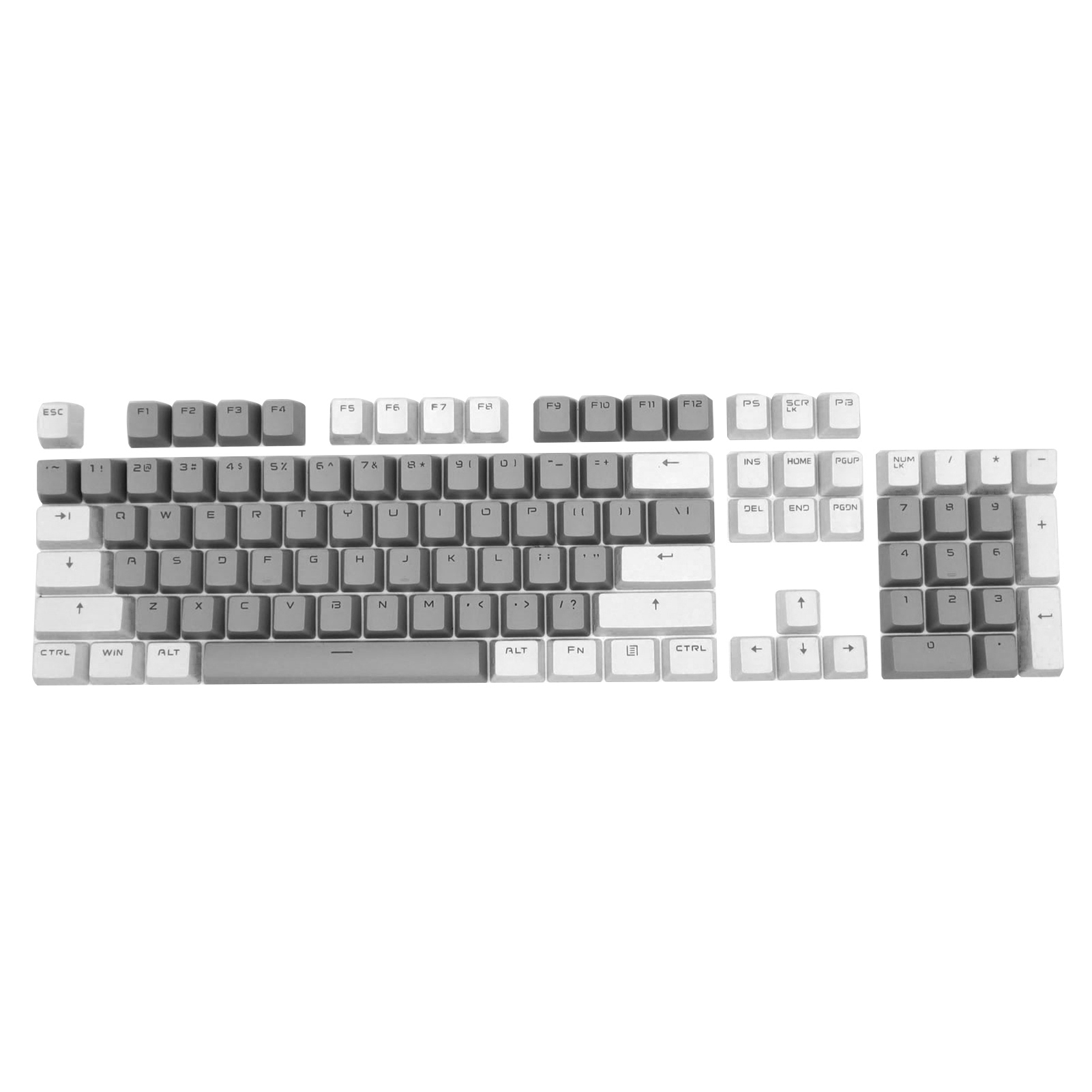 Sunjoy Tech 104Pcs TPE OEM Dual Colors Backlight Key Caps Keycaps ...