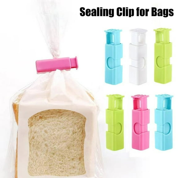 Mr. Pen- Squeeze and Lock Bread Bag Clips, 8 Pack, Squeeze and Lock ...