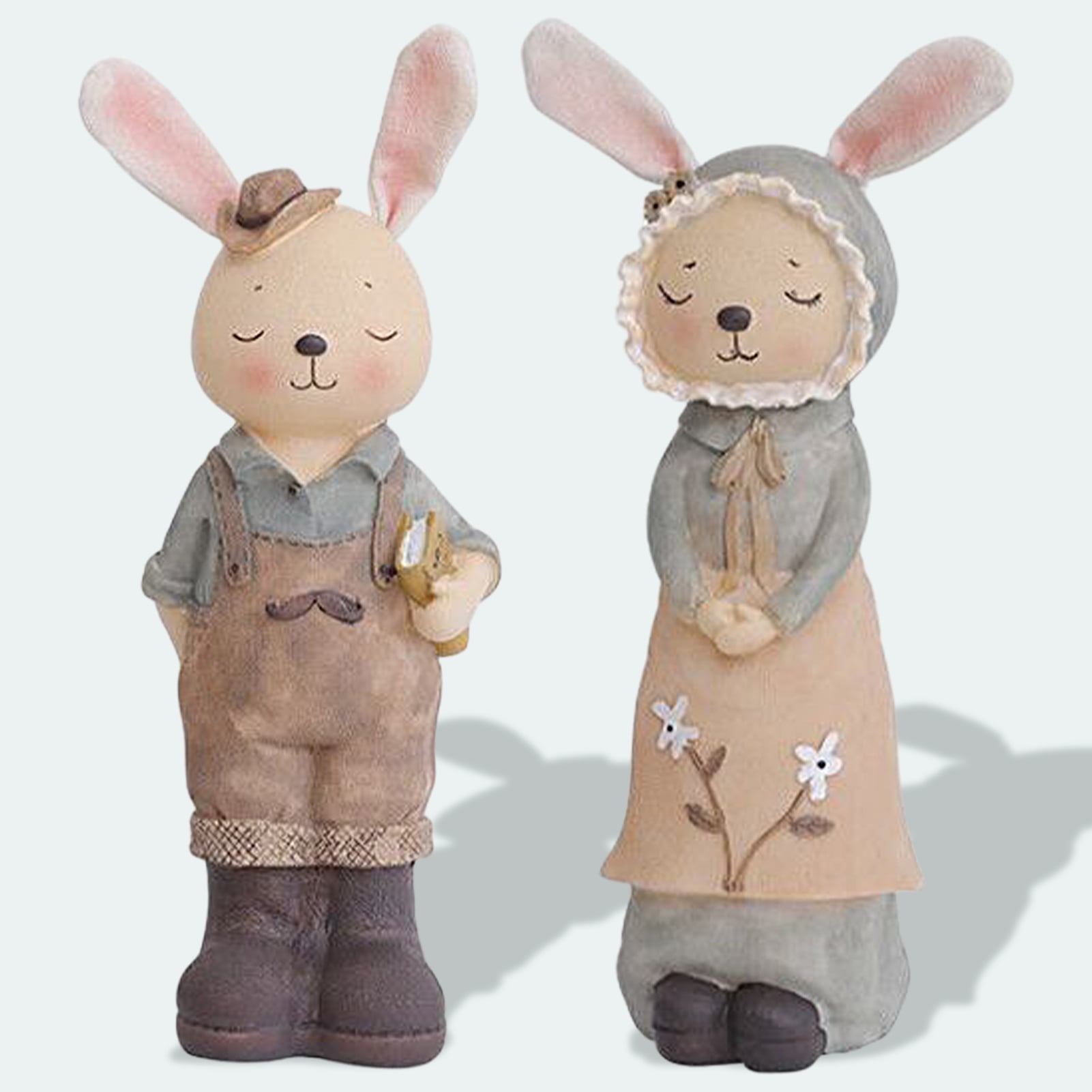 Sunjoy Tech 1Pc Standing Bunny Statue Eye-catching Exquisite Rabbit ...