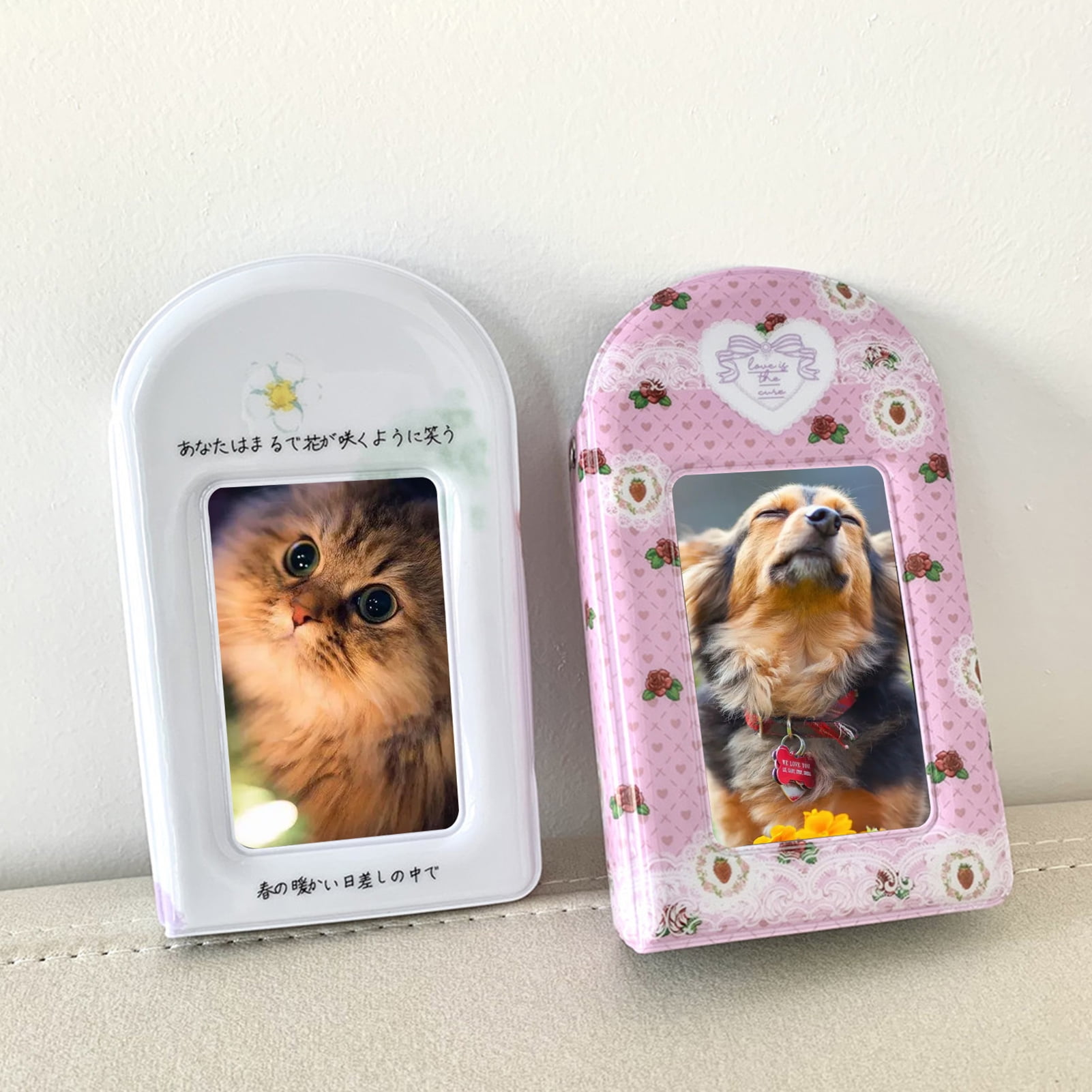 Sunjoy Tech 3 Inch Photo Album Inserted Type Transparent Inner 20 ...