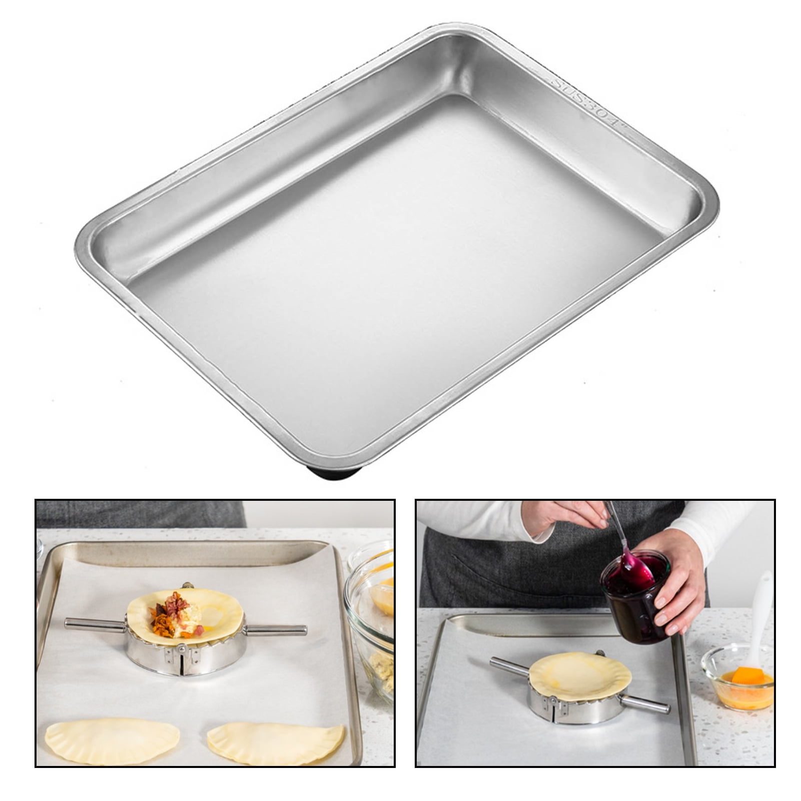 Sunjoy Tech 304 Stainless Steel Baking Tray Non-stick Food Grade ...