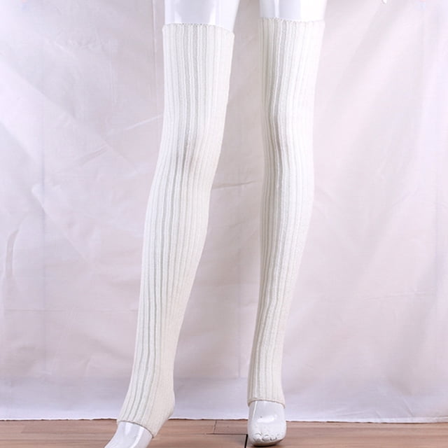 Sunjoy Tech 31.5 Inch Length Leg Warmers Knit Over the Knee Extra Long ...