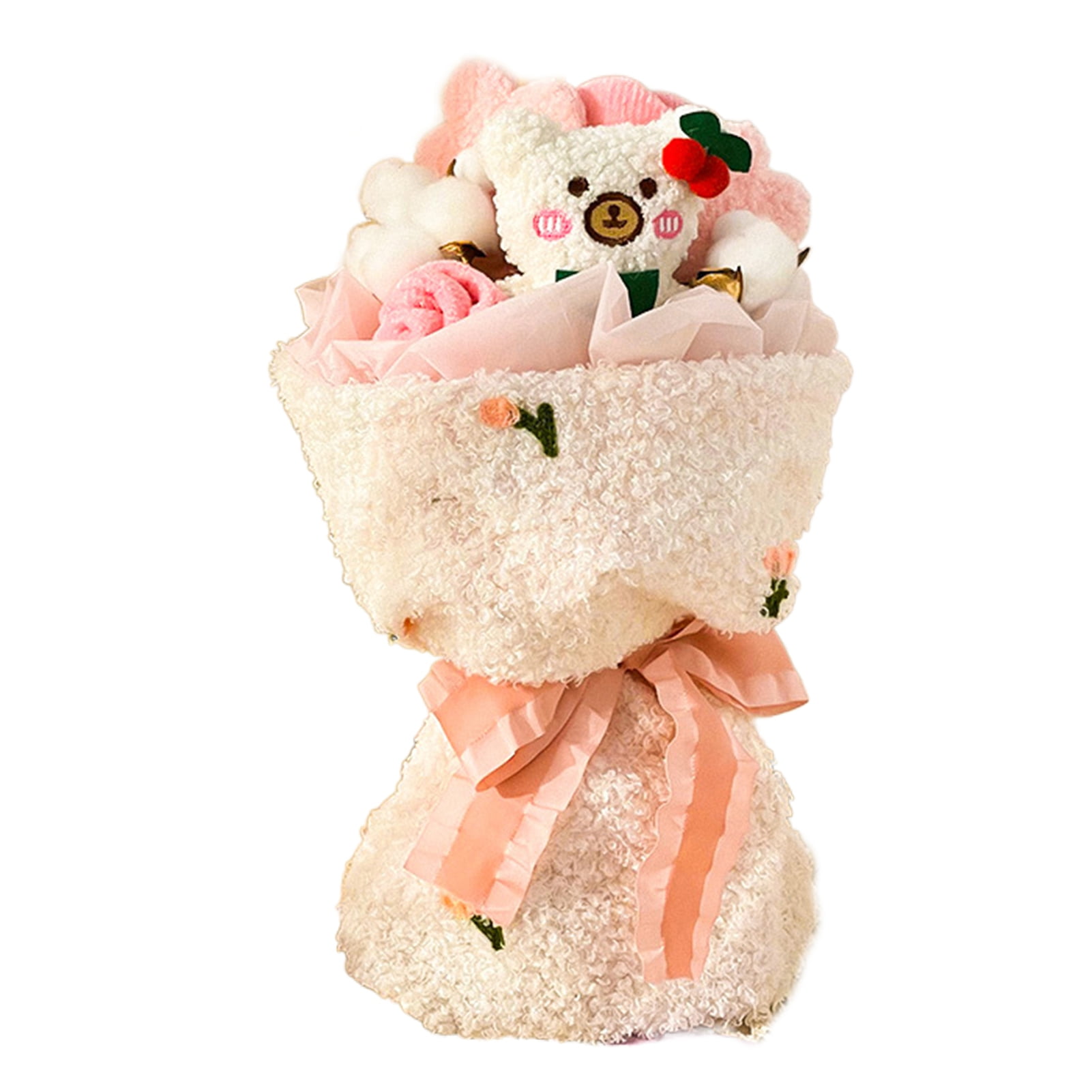 Sunjoy Tech 35cm Plush Bouquet Toy Soft Cozy Touch Lovely Bear Doll ...