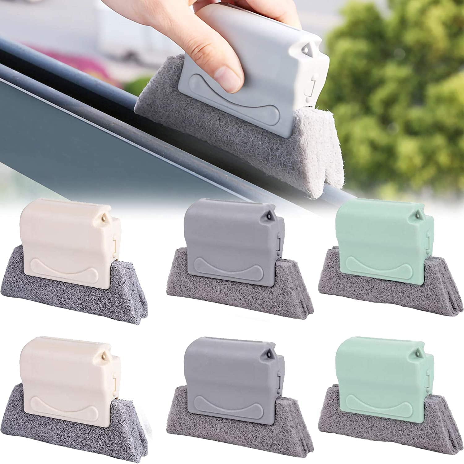 Sunjoy Tech 3PCS Magic Window Cleaning Brush, Premium Window Cleaner ...