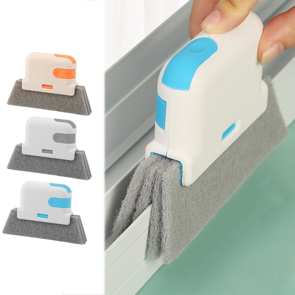 Sunjoy Tech 3Pcs Groove Cleaning Brush,3-in-1 Sliding Door Window Track ...