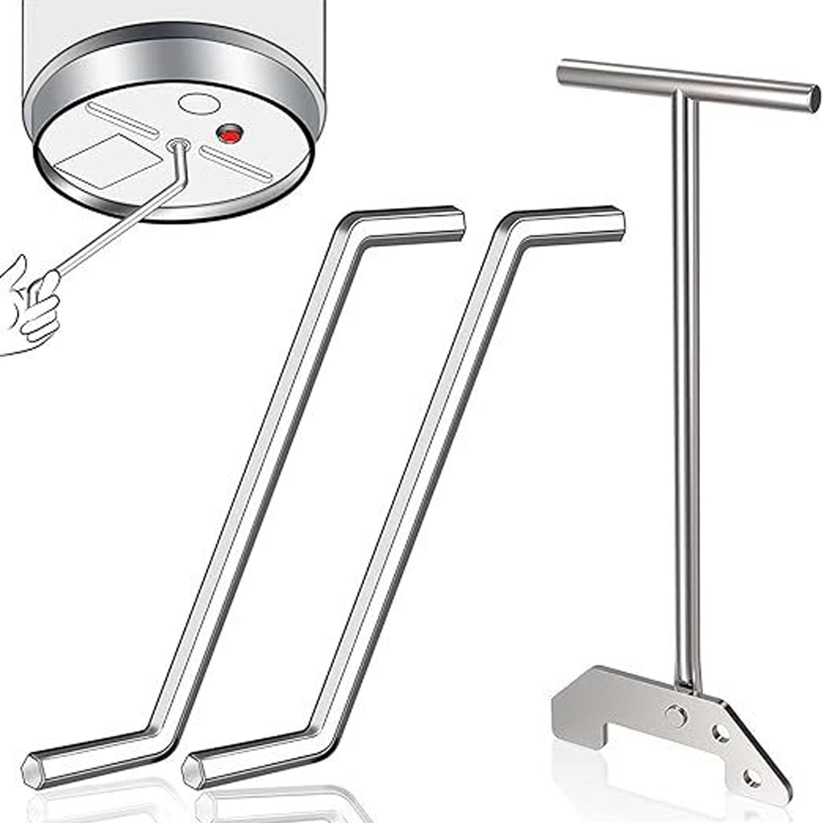 Sunjoy Tech 3Pcs/Set Garbage Disposal Unjamming Wrench Easily Remove ...