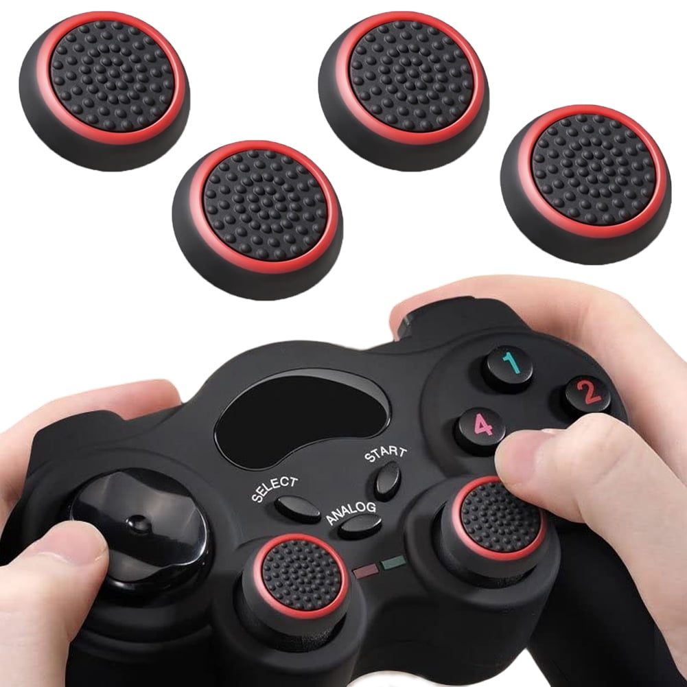 Sunjoy Tech 4 PCS Replacement Silicone Controller Caps Analog ...