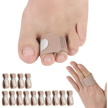 Chiroplax Non-Elastic Toe Wraps Buddy Tape (4 Pack) Broken Overlapping ...