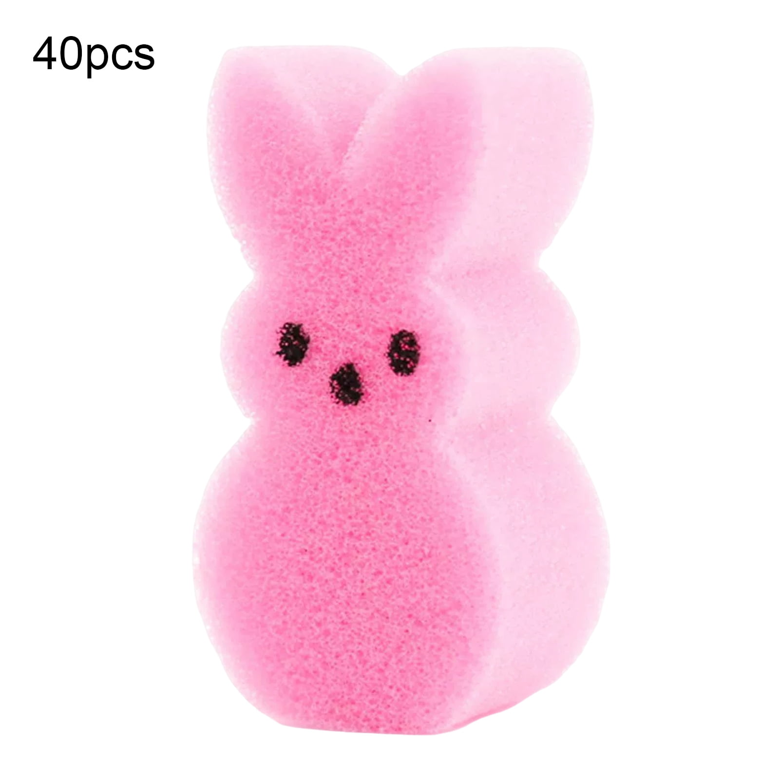 Sunjoy Tech 40Pcs Easter Sponge Rabbit Vase DIY Decoration Mini Bunnies ...
