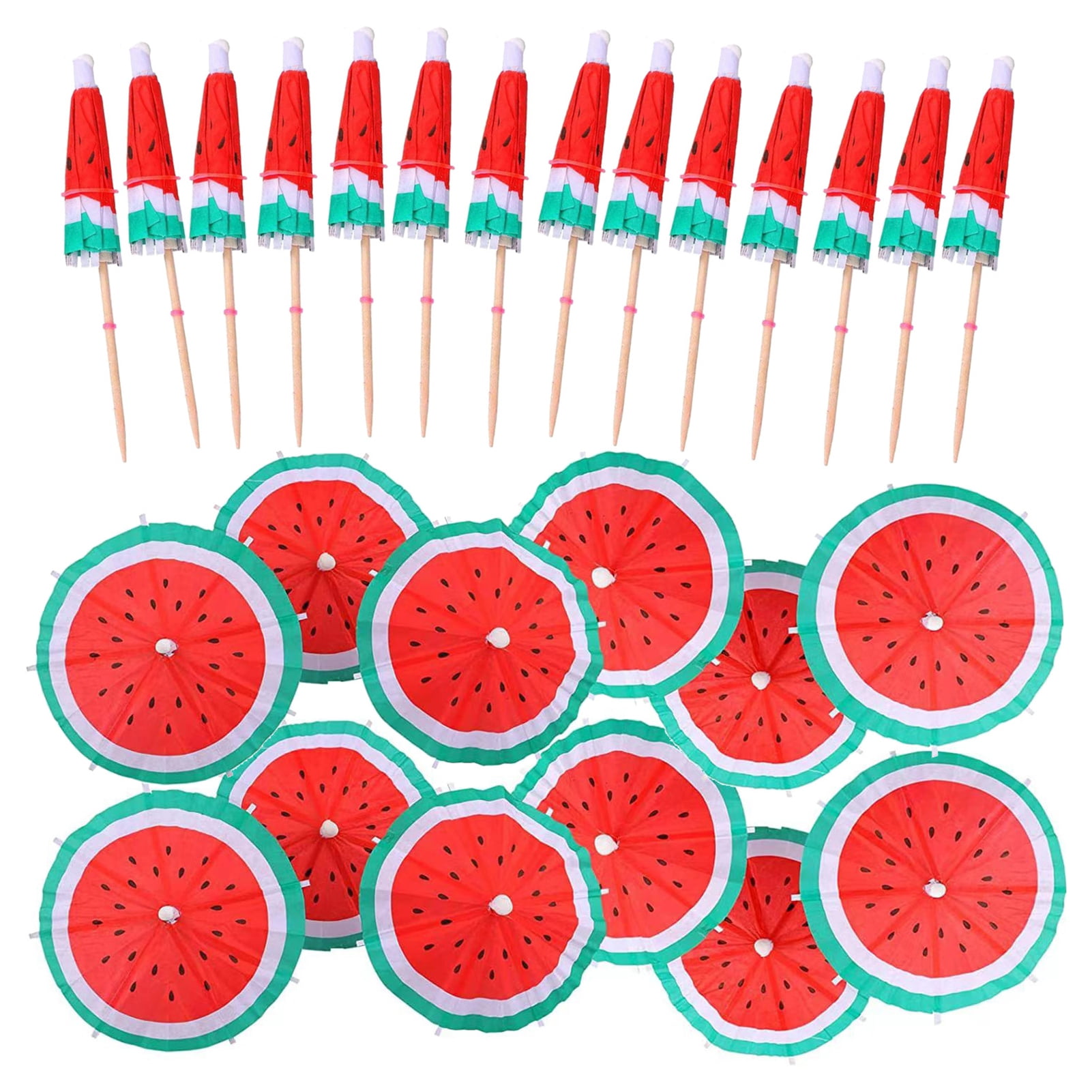 Sunjoy Tech 50Pcs Mini Cocktail Umbrellas,Cocktail Fruit Drink ...