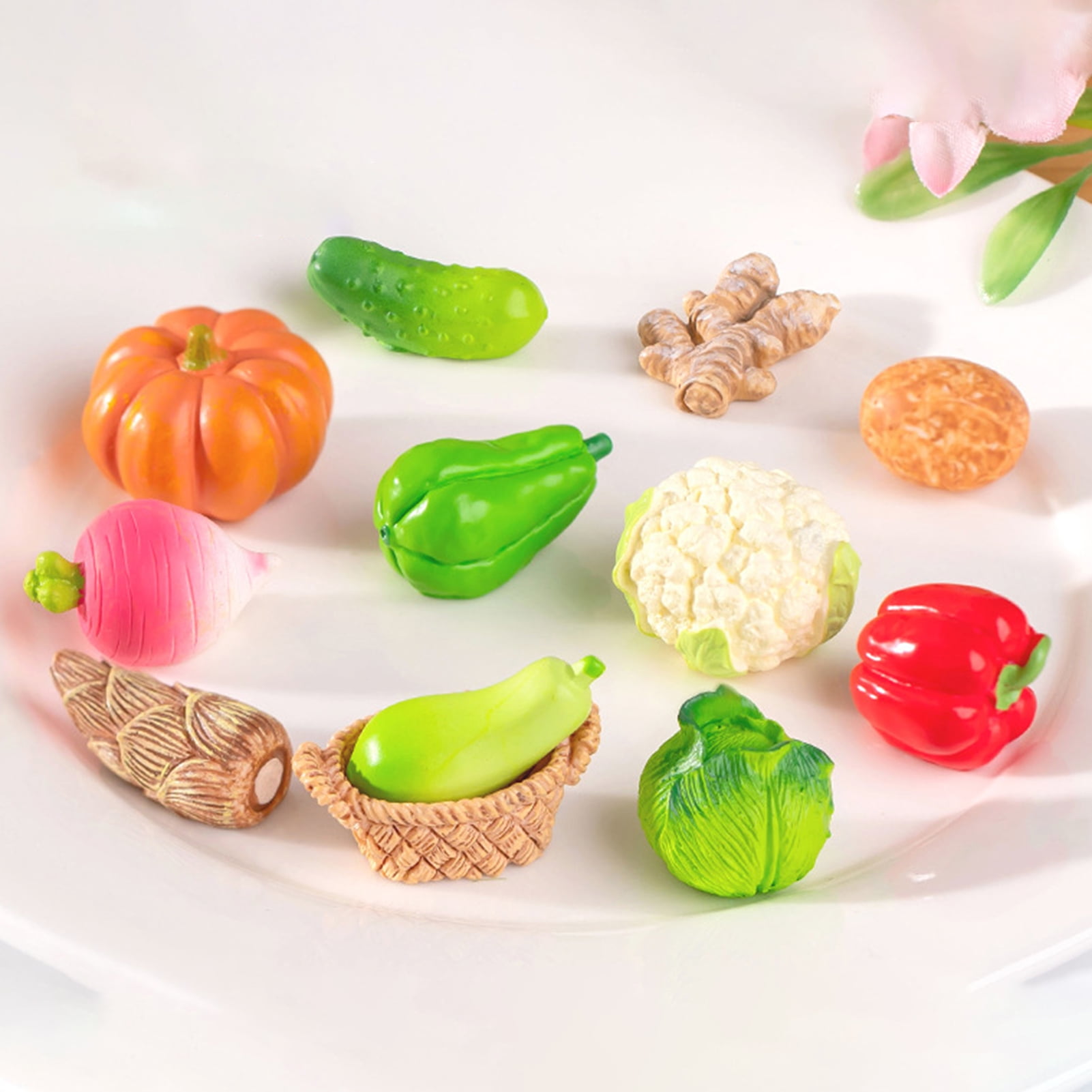 Sunjoy Tech 5Pcs Mini Vegetable Model Micro Landscape Ornaments DIY ...