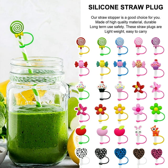 Sunjoy Tech 5Pcs Straw Cover for Tumbler Dustproof Straw Topper ... Sunjoy Tech 5Pcs Straw Cover for Tumbler Dustproof Straw Topper ...