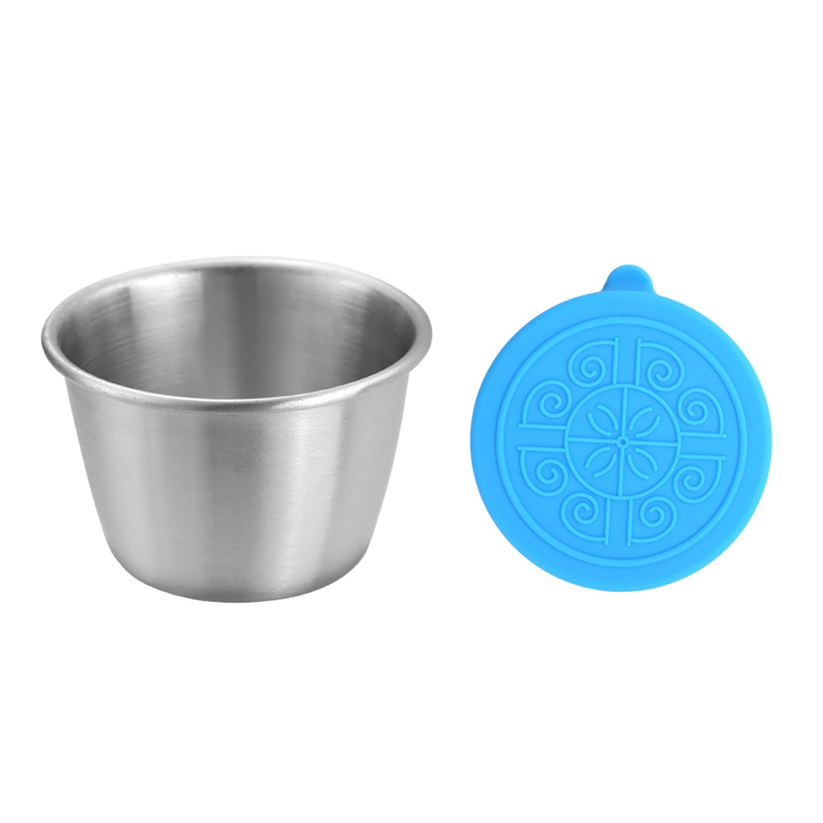 Sunjoy Tech 70ML Dipping Cup Stainless Steel Sauce Cup with Lid ...