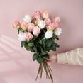 Sunjoy Tech Artificial Rose Realistic Exquisite No Withering Flower ...