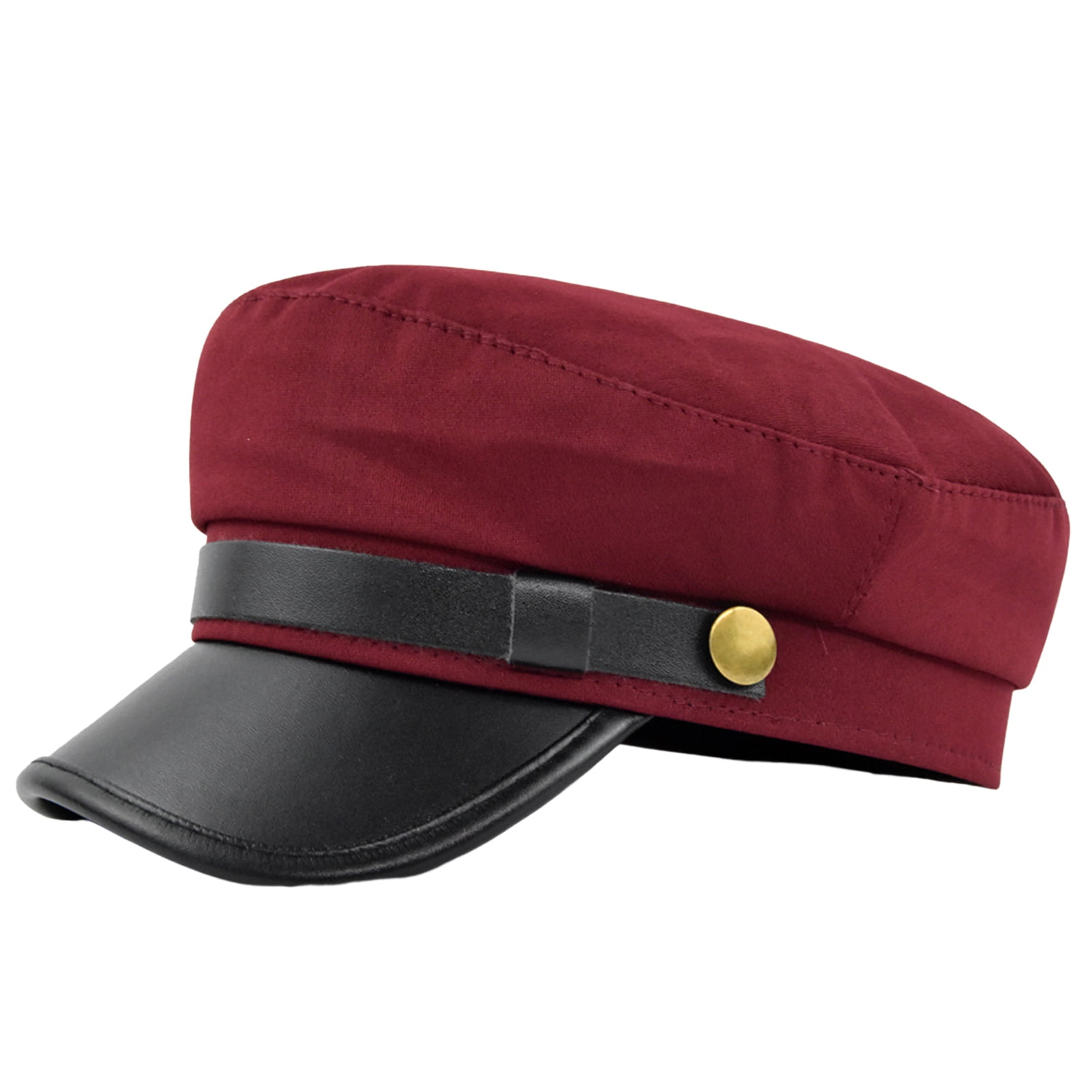 Sunjoy Tech Beret Cap Solid Color Wide Brim Retro Style Casual Cap Sun ...