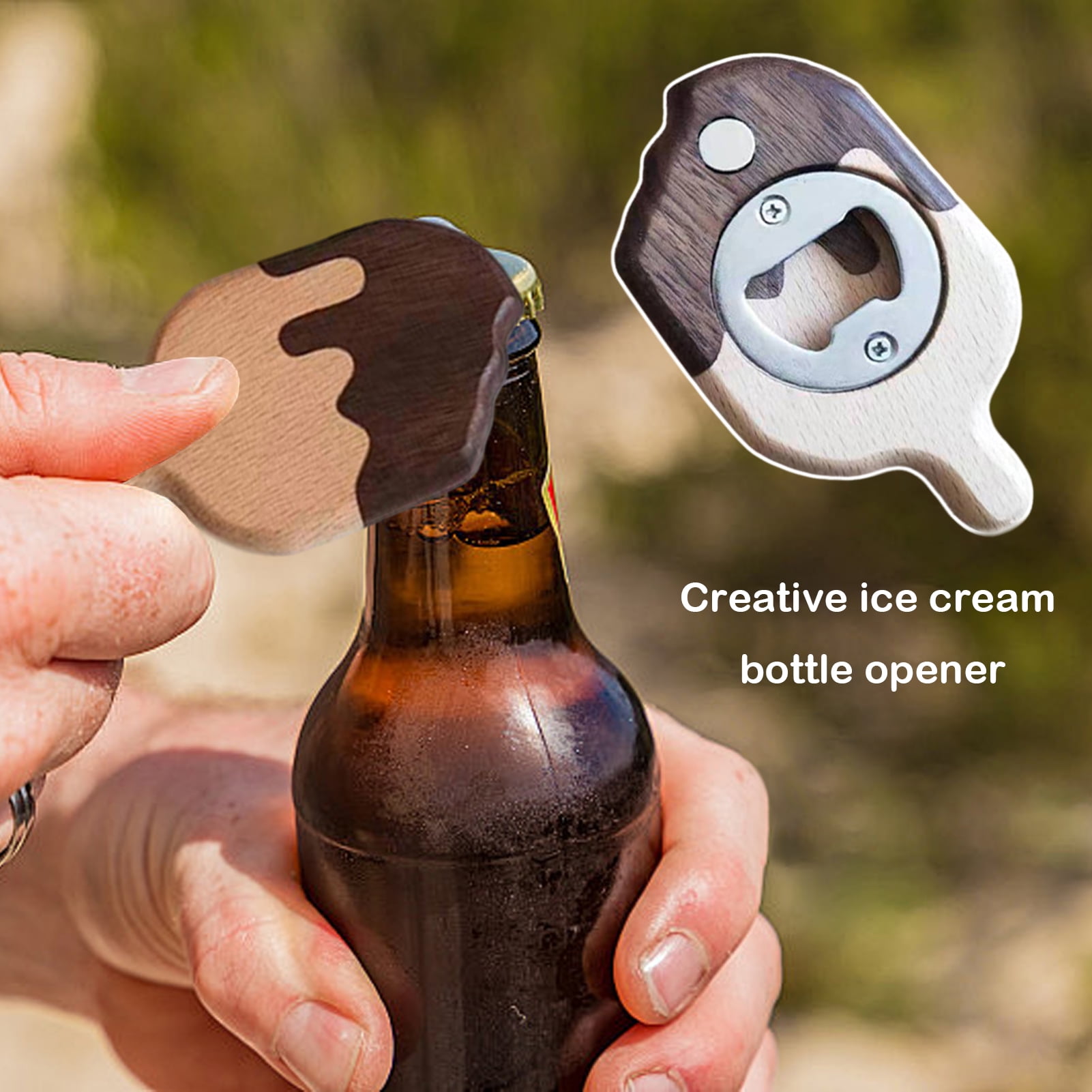 Sunjoy Tech Bottle Opener Cartoon Ice Cream Shape Beer Opener ...
