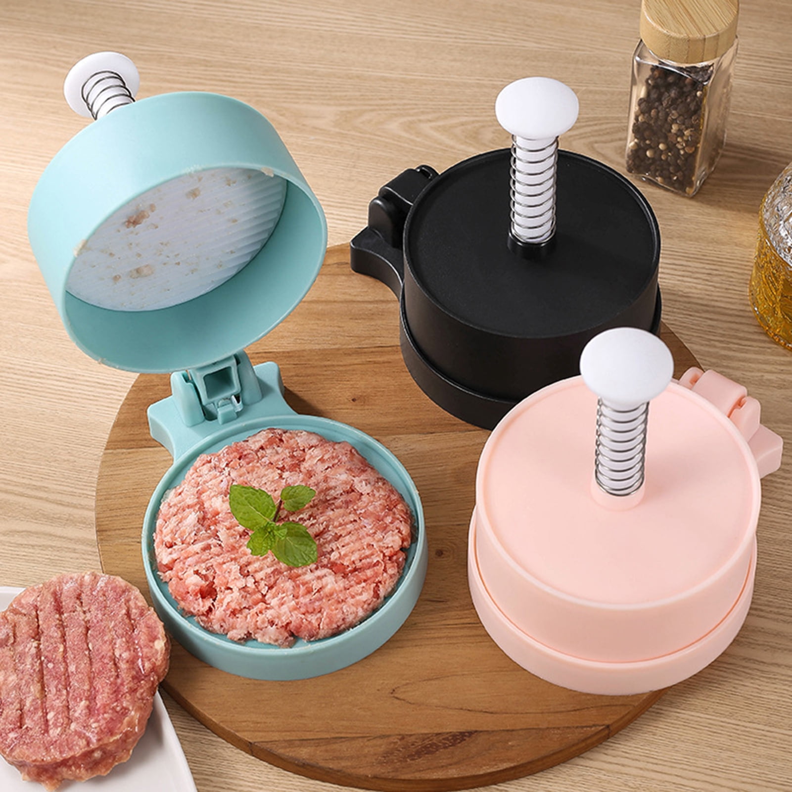 Sunjoy Tech Burger Patty Maker Press Adjustable Thickness Non-Stick ...