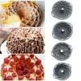 Sunjoy Tech Cake Mold Fluted Bird Nest Crown Shape Non-sticky High ...