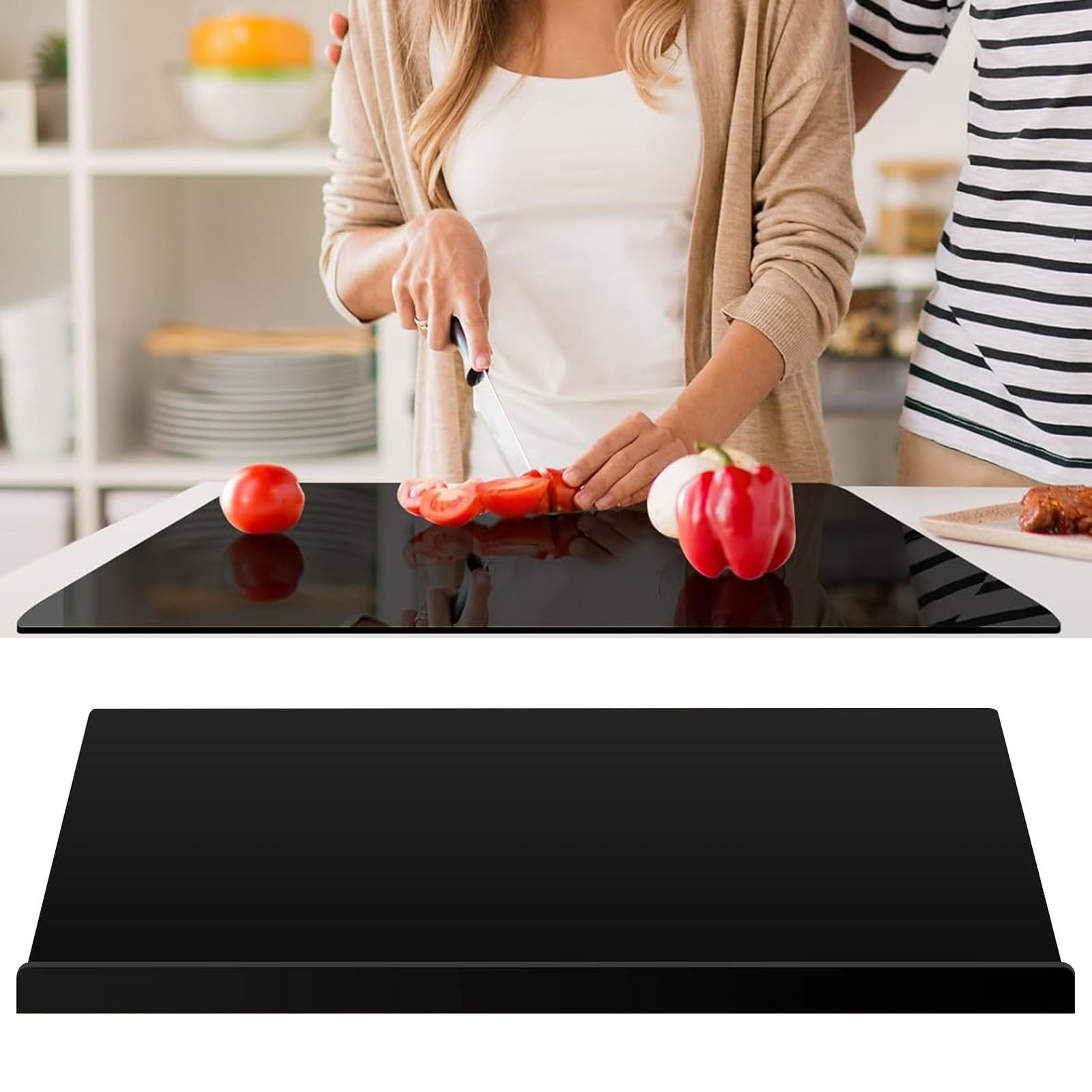 Sunjoy Tech Chopping Board Reusable Acrylic Cutting Board Smooth ...