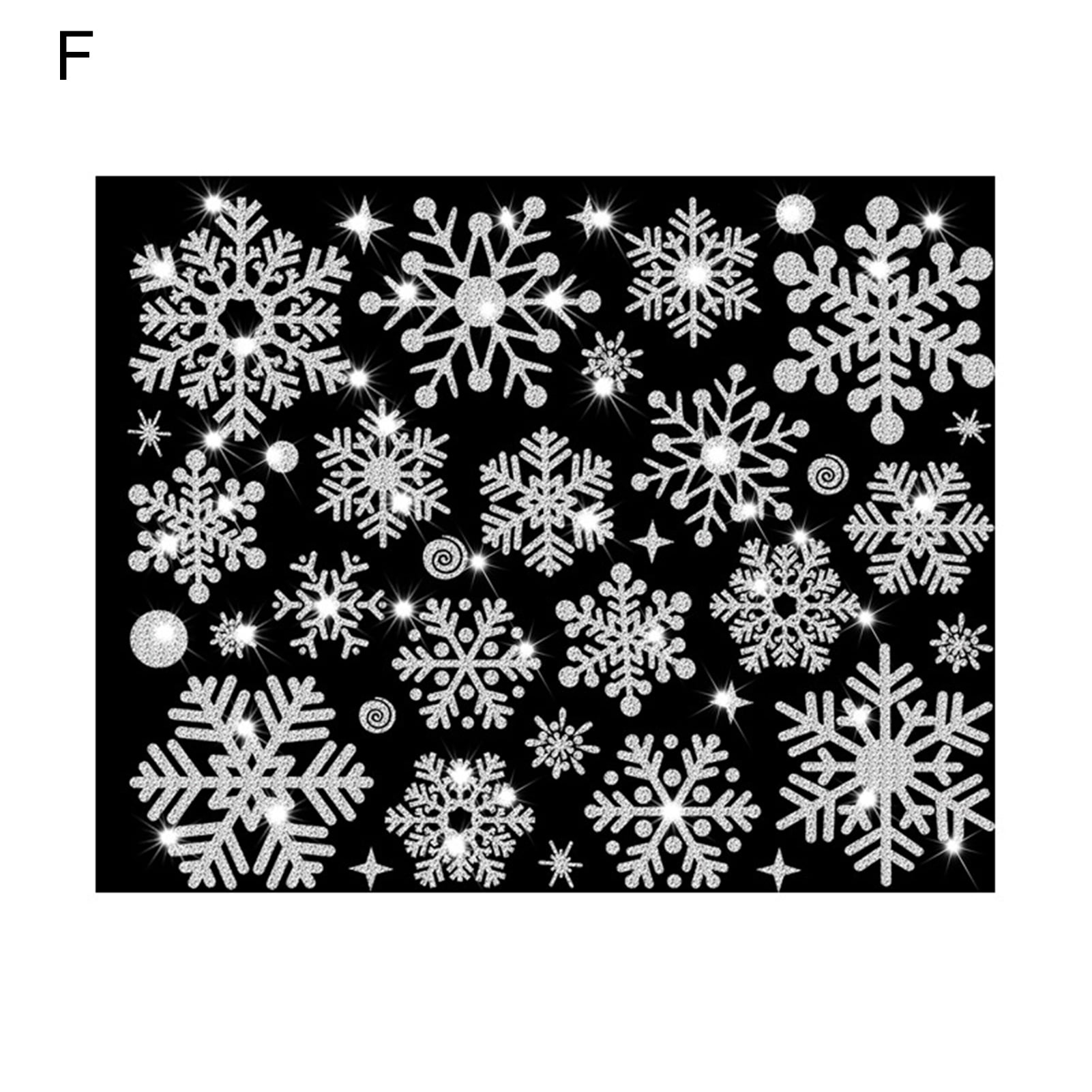 Sunjoy Tech Christmas Sticker Clear Printing Decorative Removable ...