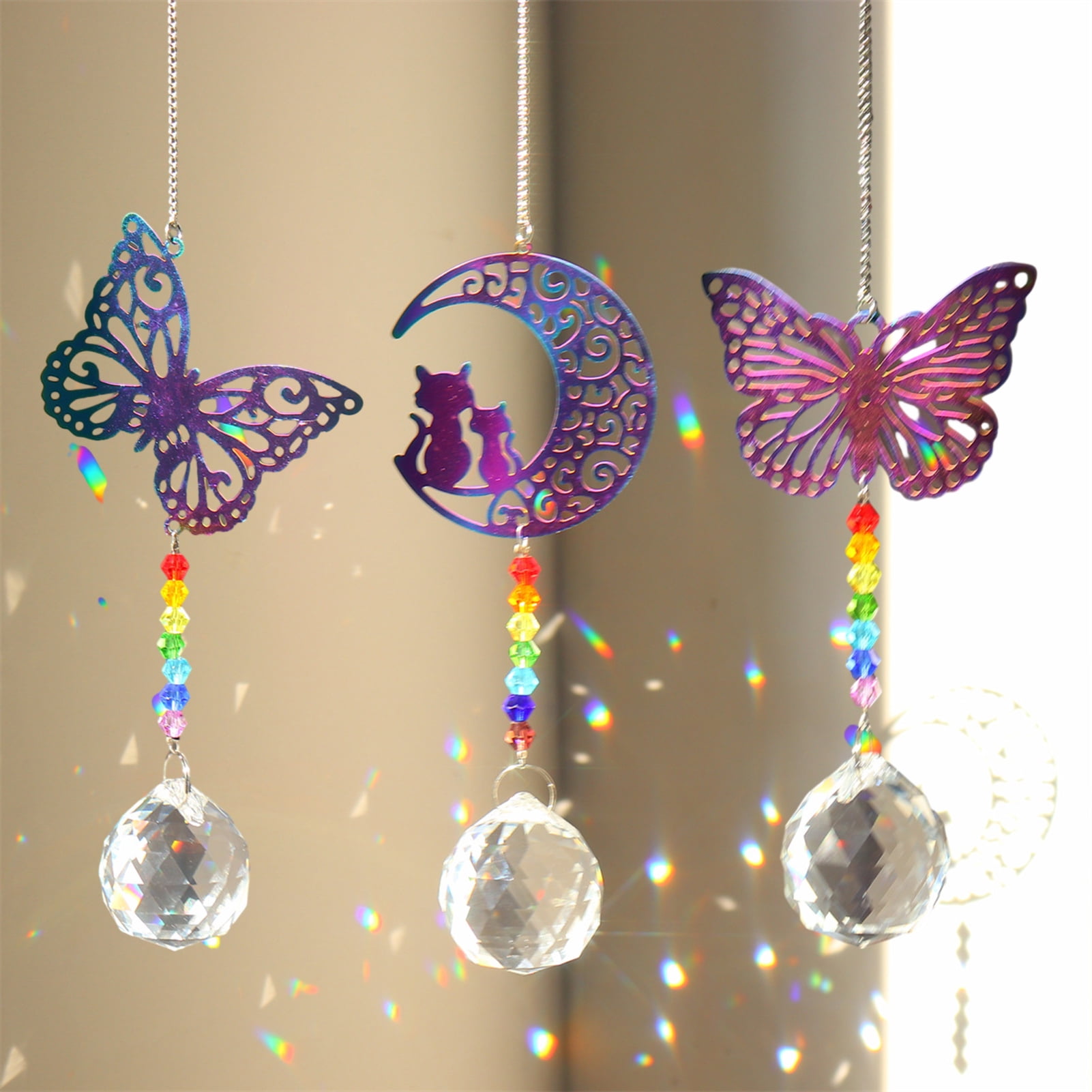 Sunjoy Tech Colourful Suncatcher Ornament Shinny Fine Workmanship ...
