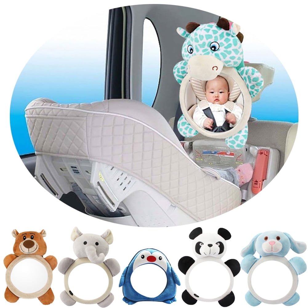 Sunjoy Tech Cute Cartoon Animal Shaped Baby Car Mirror for Rear Facing ...