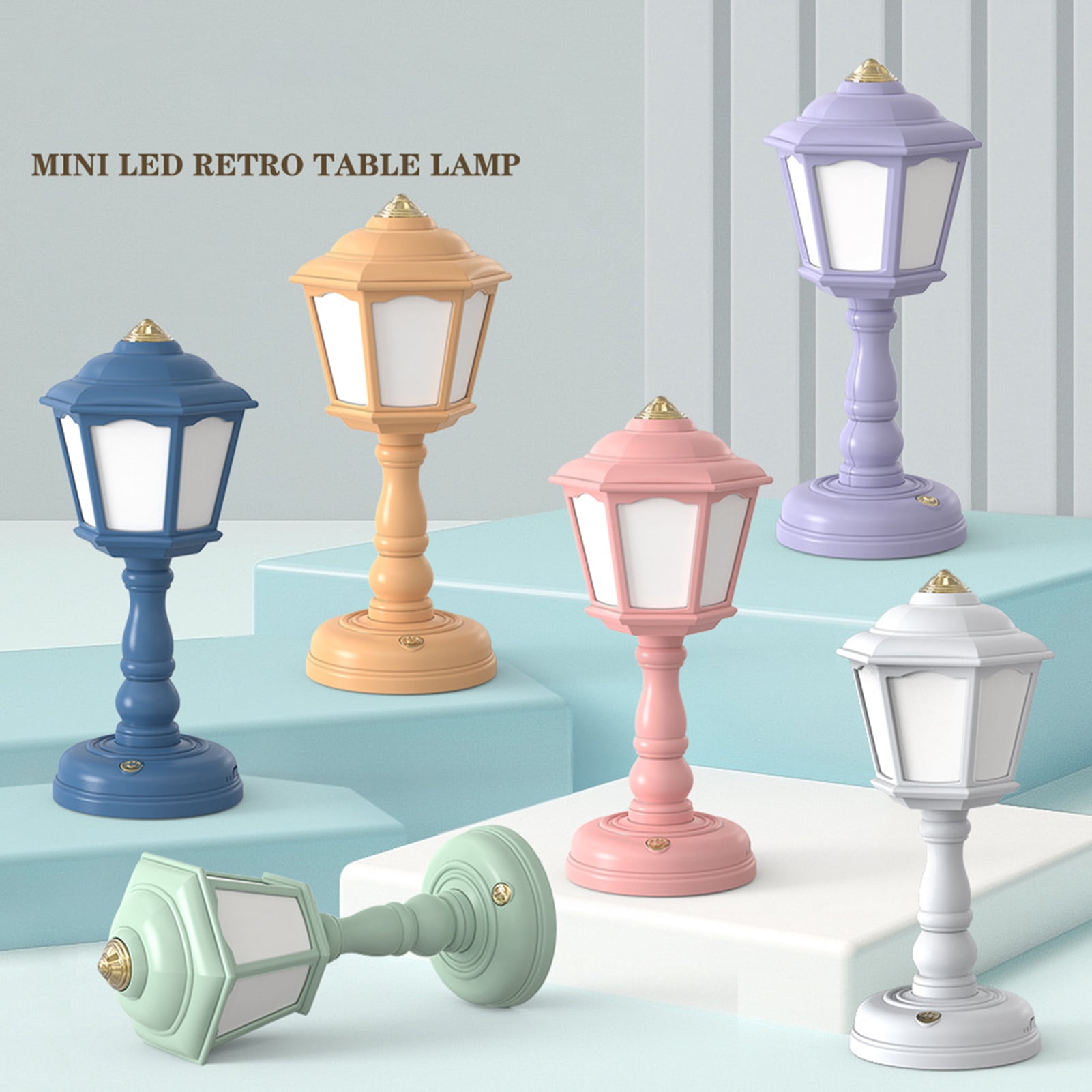 Sunjoy Tech Desk Lamp Retro Style Non Slip Base Stepless Dimmable Eye ...