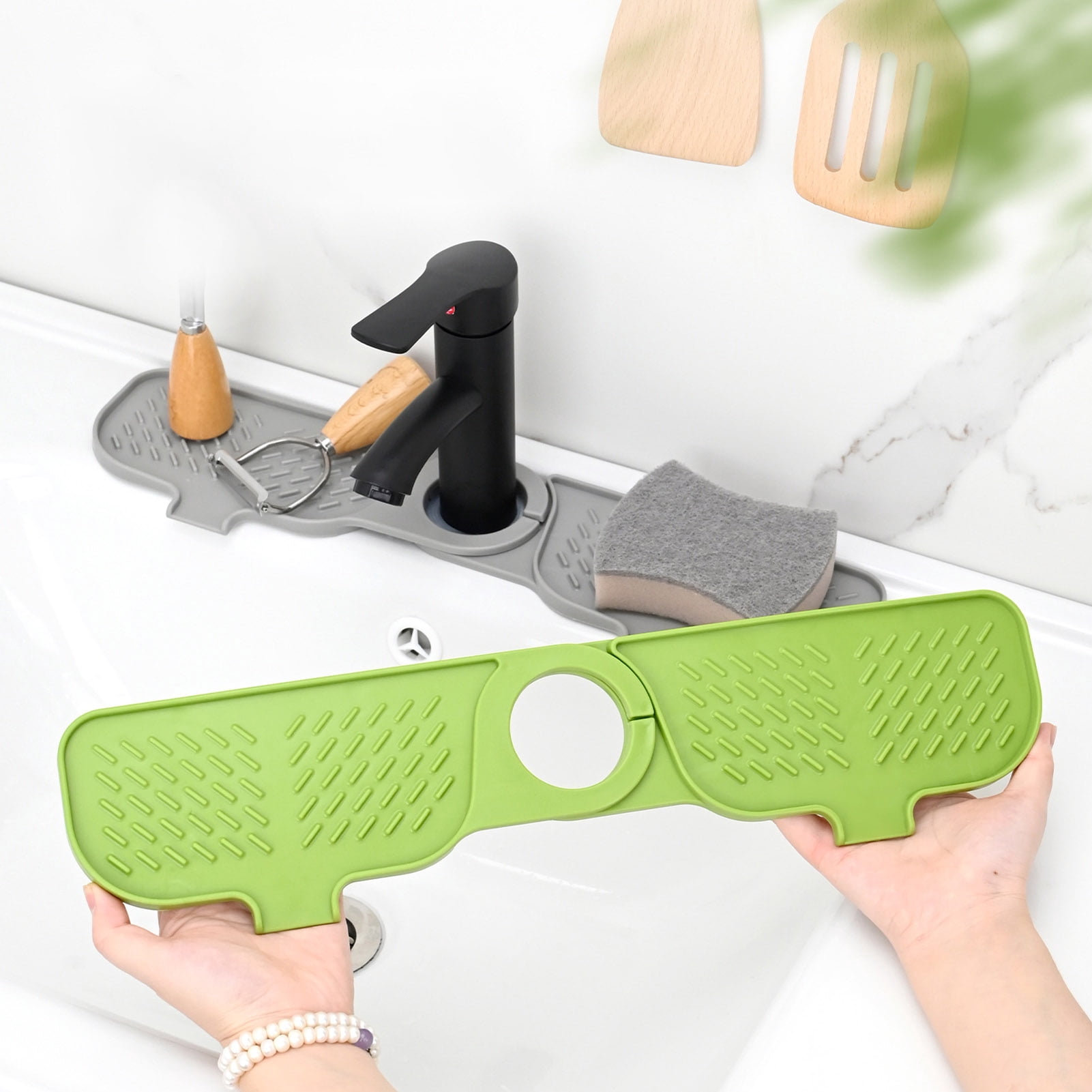 Sunjoy Tech Drain Pad Easy to Clean Anti-splash Quick-drying Stain ...