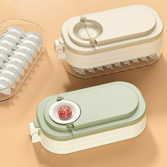 Sunjoy Tech Dumpling Maker Convenient 3-in-1 Design Homemade Dumpling ...