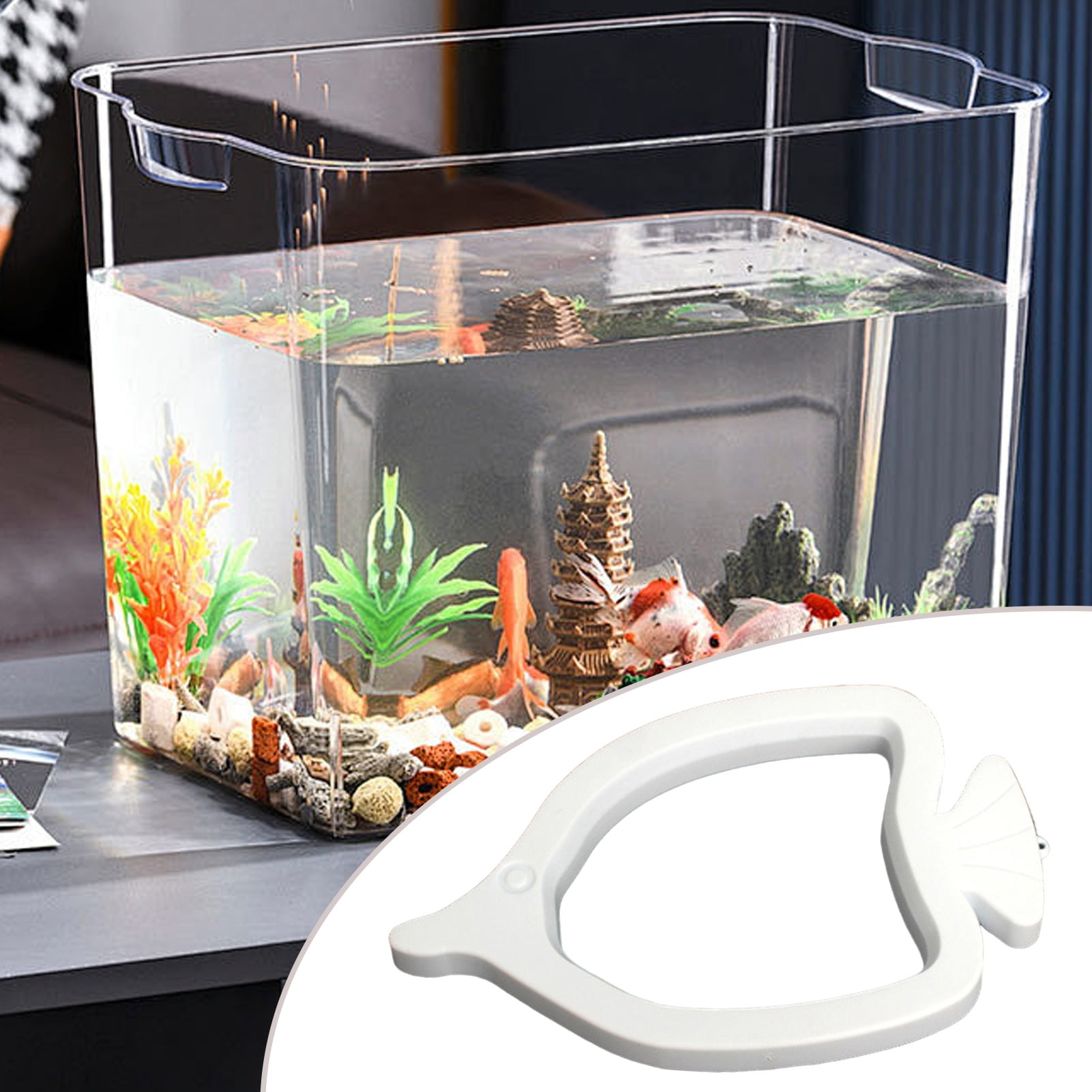 Sunjoy Tech Fish Feeding Ring,Aquarium Floating Plant Corral,Duckweed ...