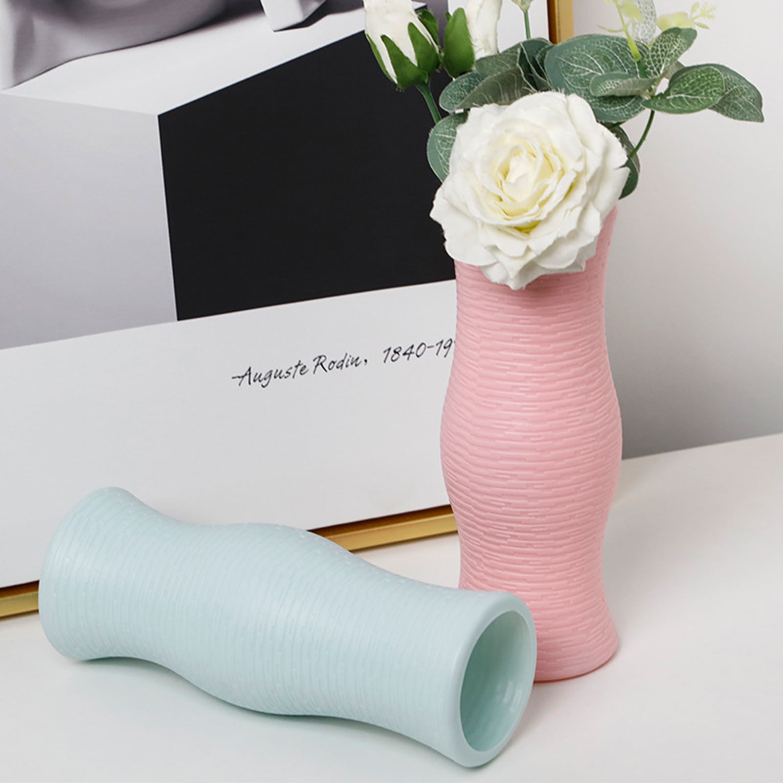 Sunjoy Tech Flower Vase Shatterproof Non-slip Base Drop-resistance ...