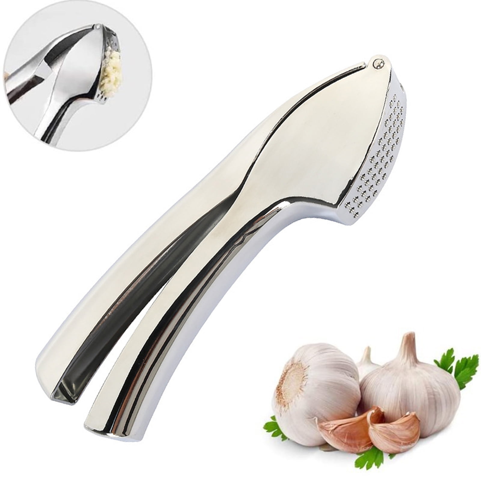 Sunjoy Tech Garlic Press Stainless Steel Garlic Mincer Tool Detachable ...