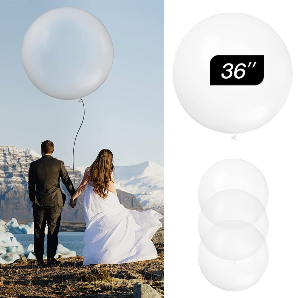 Sunjoy Tech Giant Balloons 36-Inch Clear Balloons, Big latex balloons ...