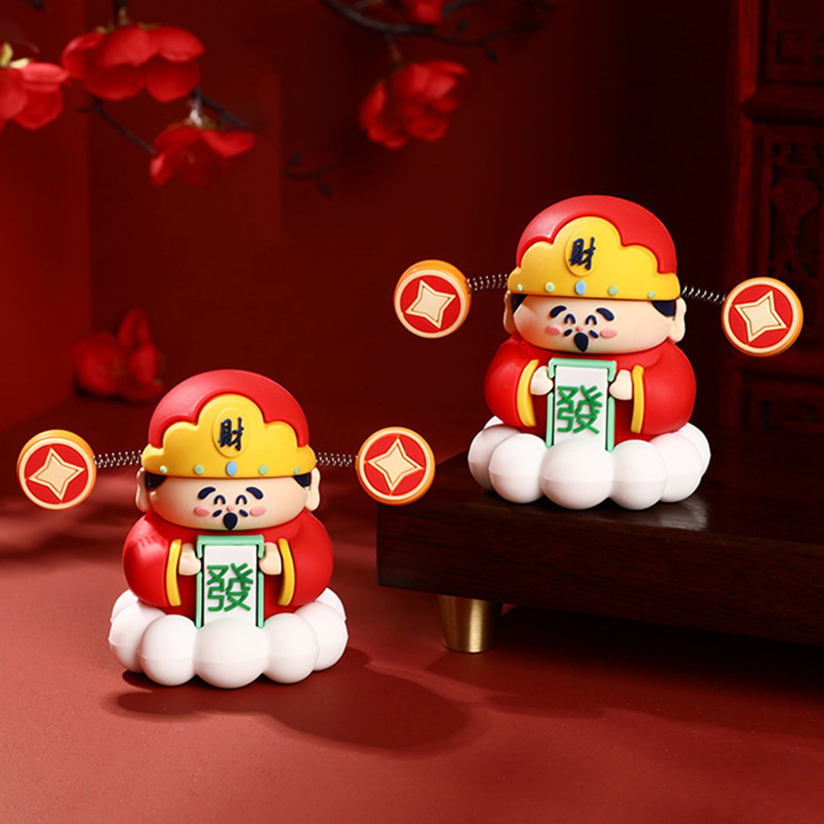 Sunjoy Tech God of Wealth Ornament Bring Fortune Good Luck Silicone ...