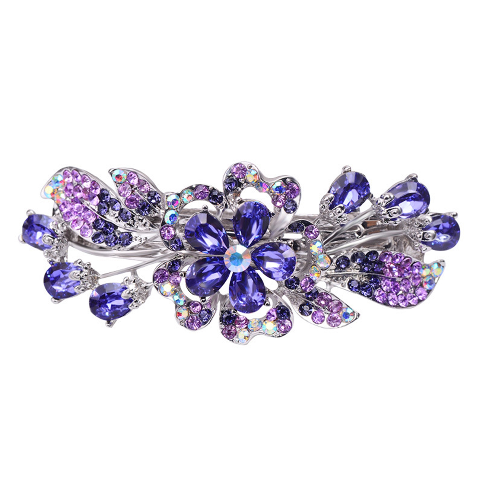 Sunjoy Tech Hair Clip Shiny Anti-skid Faux Crystal Anti-deformed Anti ...