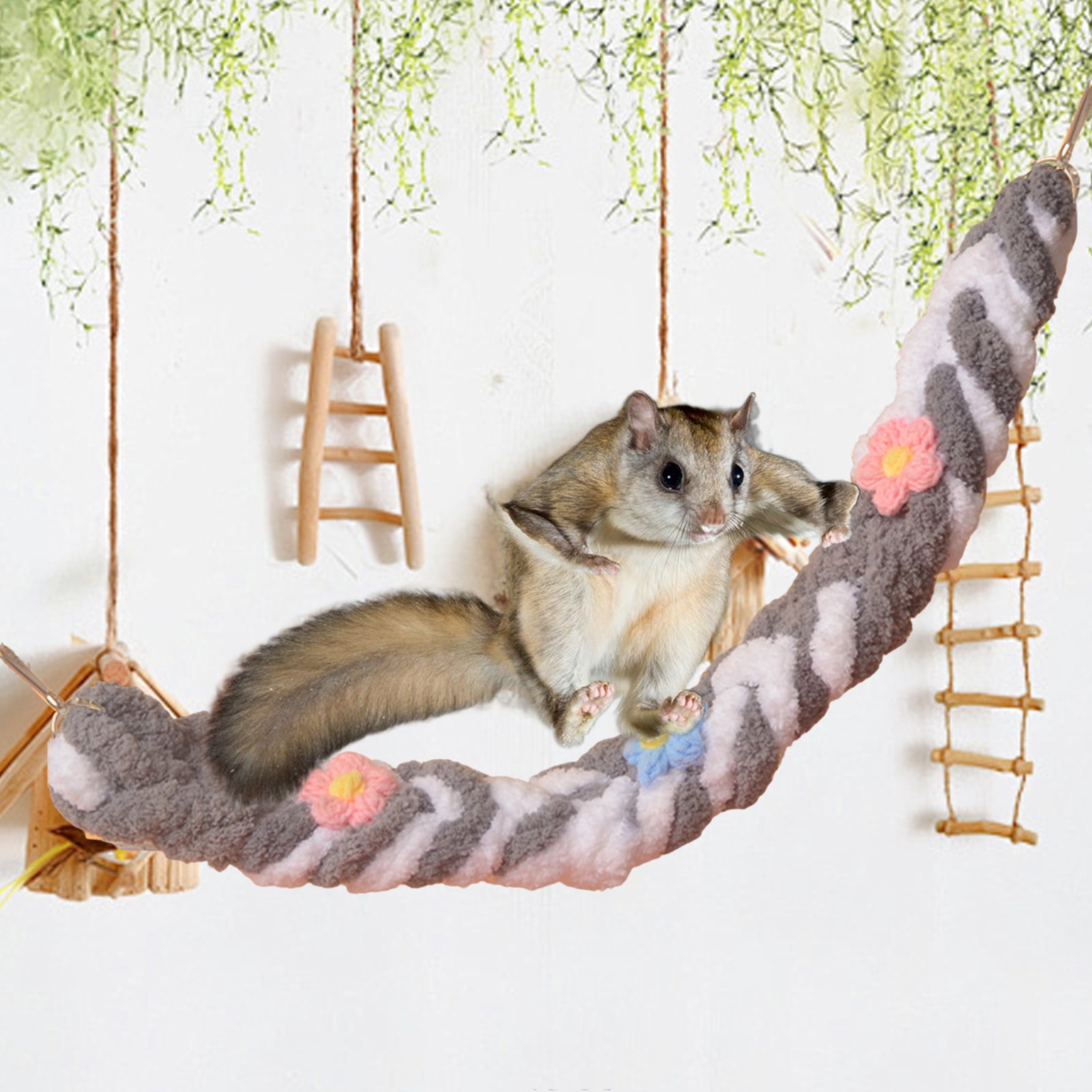 Sunjoy Tech Hamster Climbing Rope,Small Animal Climbing Crawling Biting ...