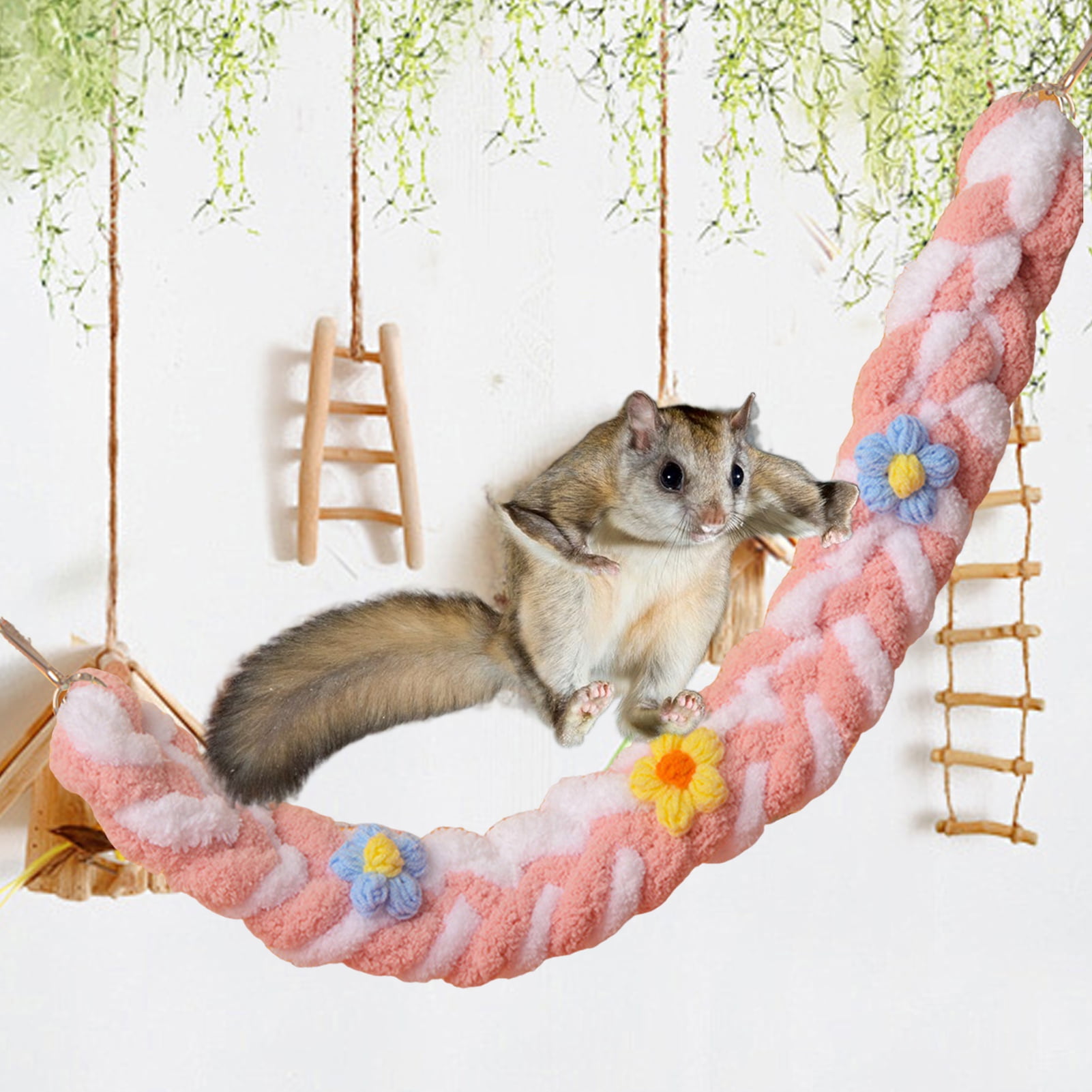 Sunjoy Tech Hamster Climbing Rope,Small Animal Climbing Crawling Biting ...