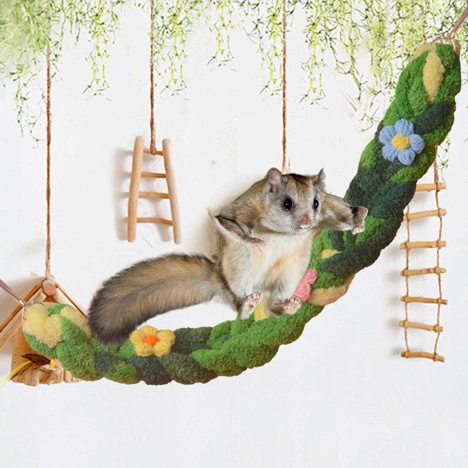 Sunjoy Tech Hamster Climbing Rope,Small Animal Climbing Crawling Biting ...