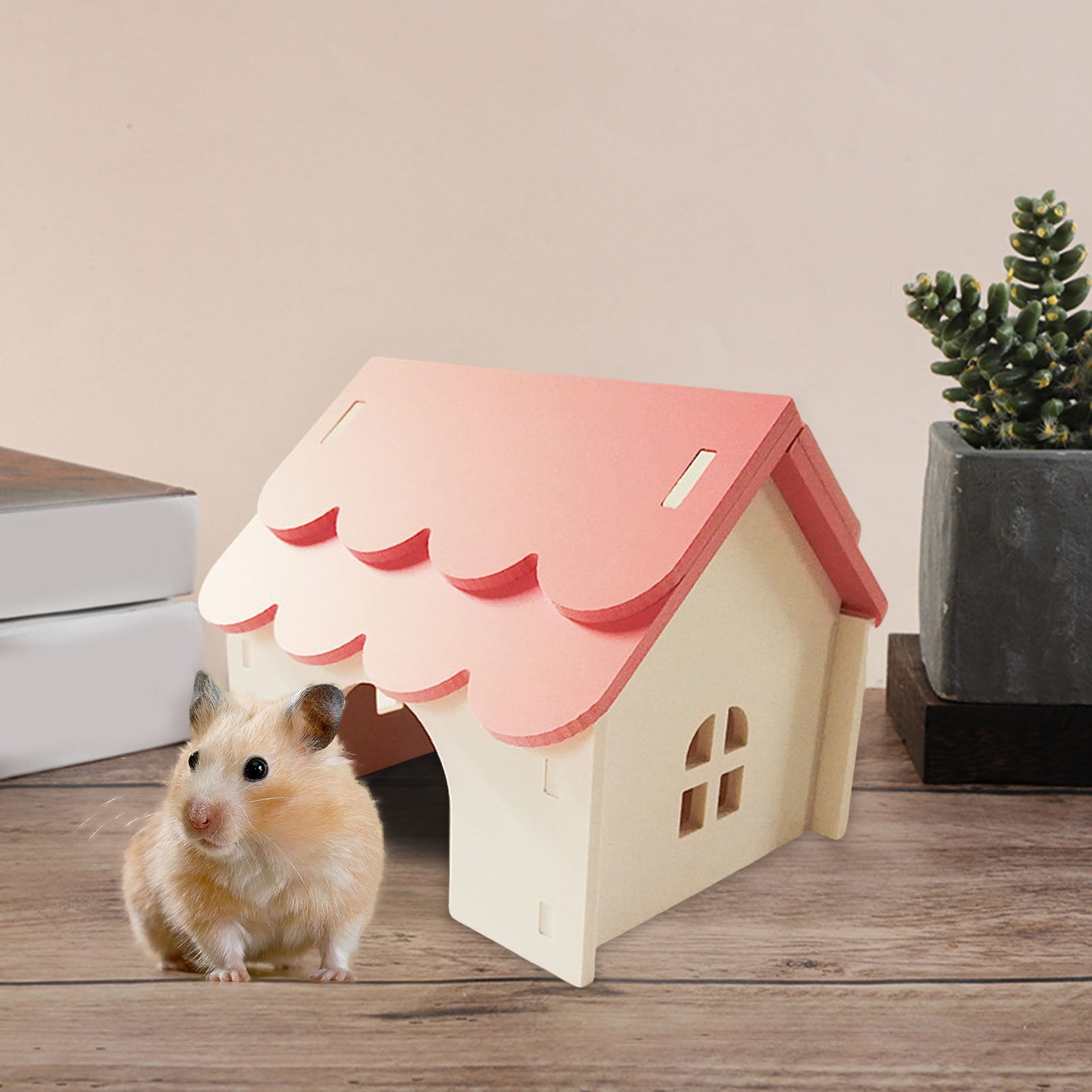 Sunjoy Tech Hamster House,Small Animal Hideout Hut with Porous ...