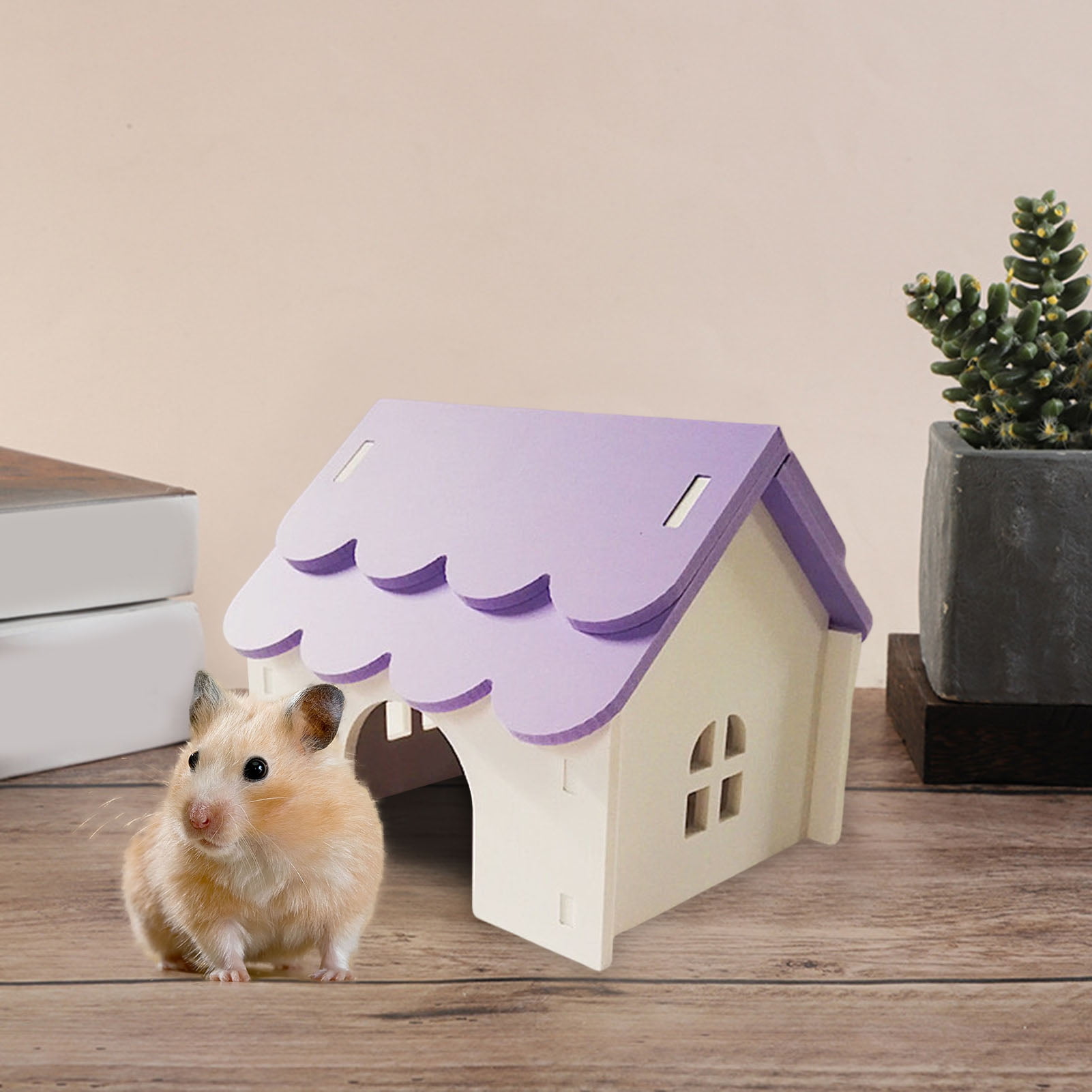 Sunjoy Tech Hamster House,Small Animal Hideout Hut with Porous ...