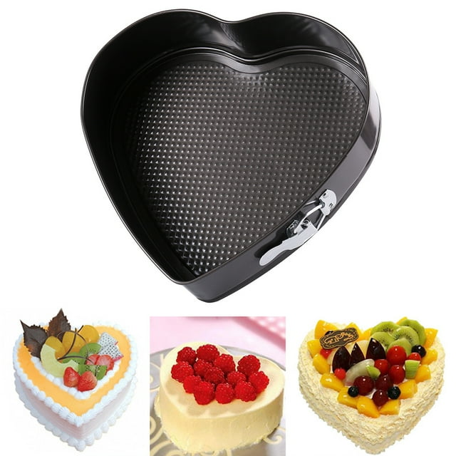 Sunjoy Tech Heart Shaped Springform Pan Food Grade BPA Free Heat ...