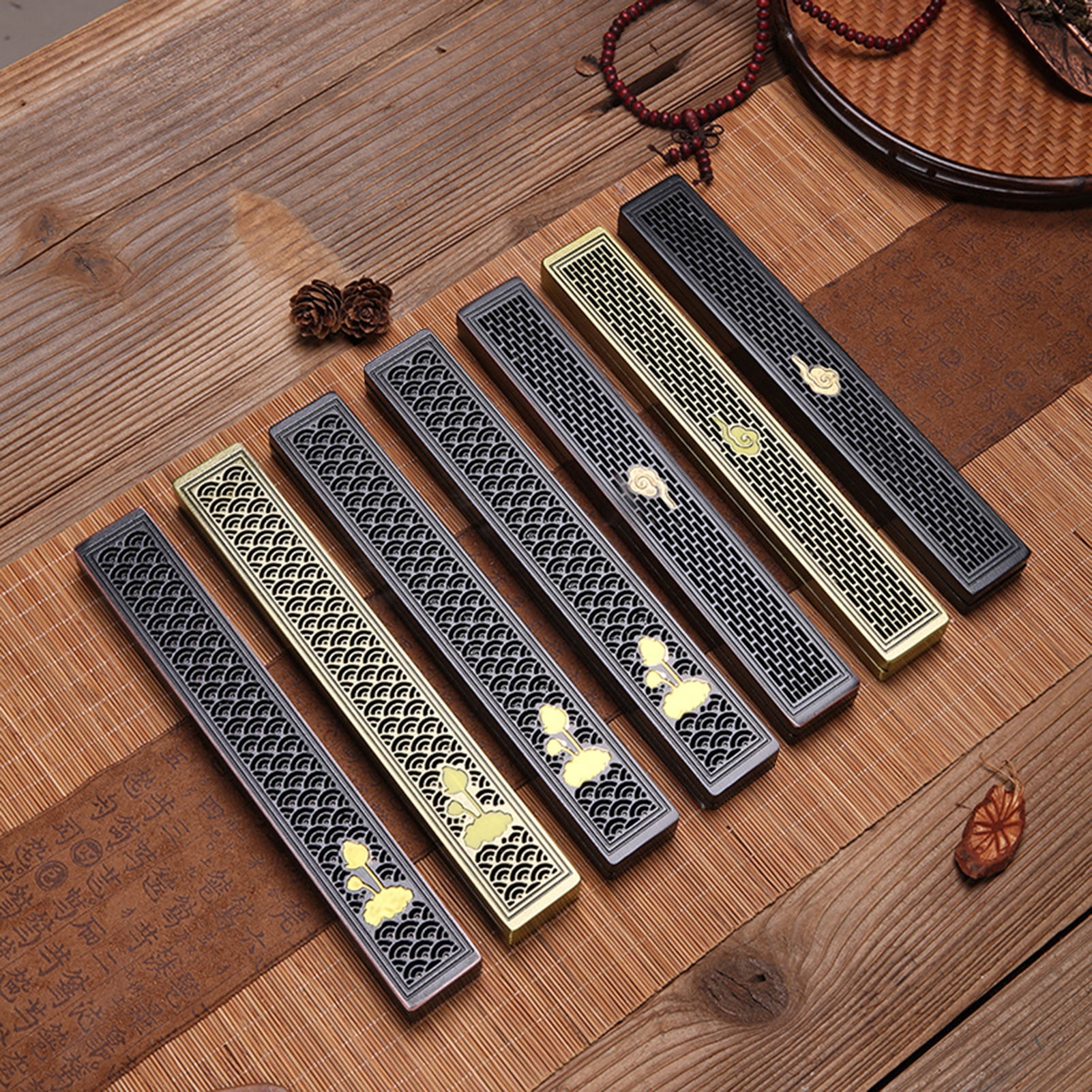 Sunjoy Tech Incense Stick Holder Handmade Cloud/Lotus Pattern ...