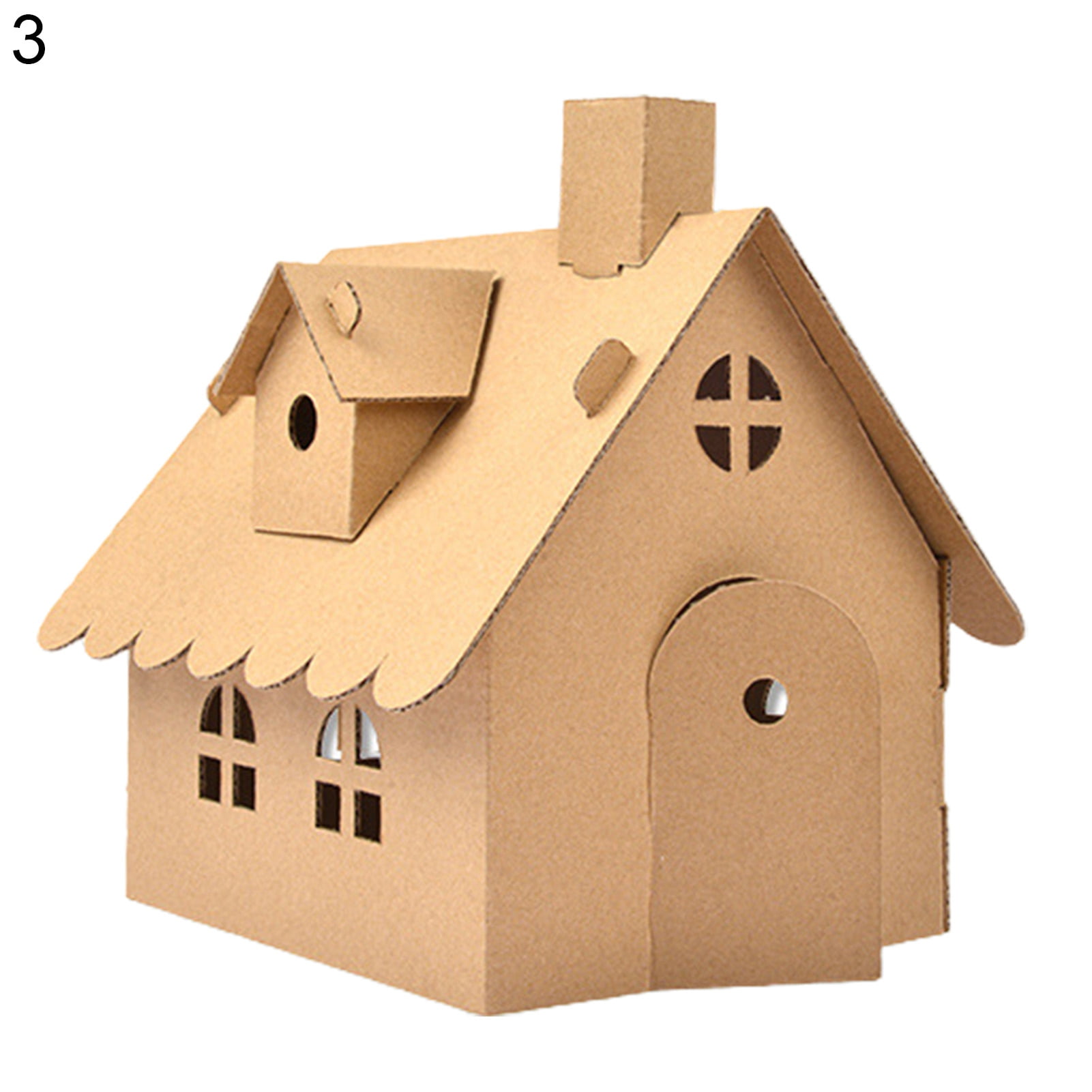 Sunjoy Tech Interactive Handmade House Shape Paper Assembly Craft Kit ...