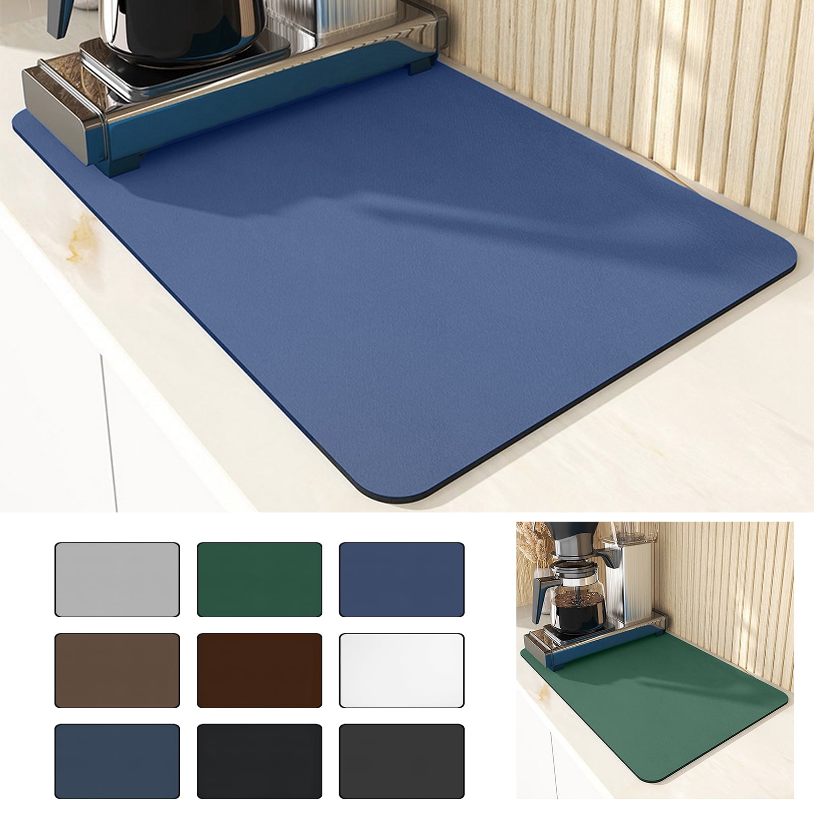 Sunjoy Tech Kitchen Countertop Drying Mat Super Absorbent Anti-slip ...